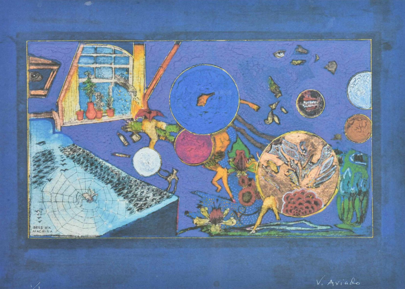 Virgilio Aviado (b. 1944) - Deus ex machina