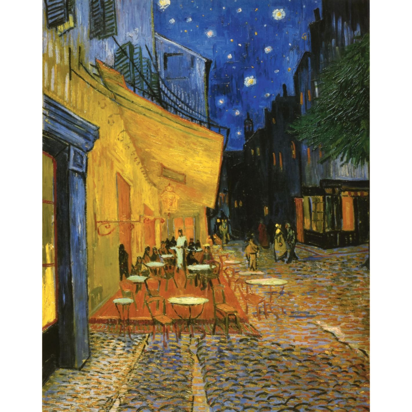 - A Vincent van Gogh print of 'The Café Terrace on the Place du Forum ...