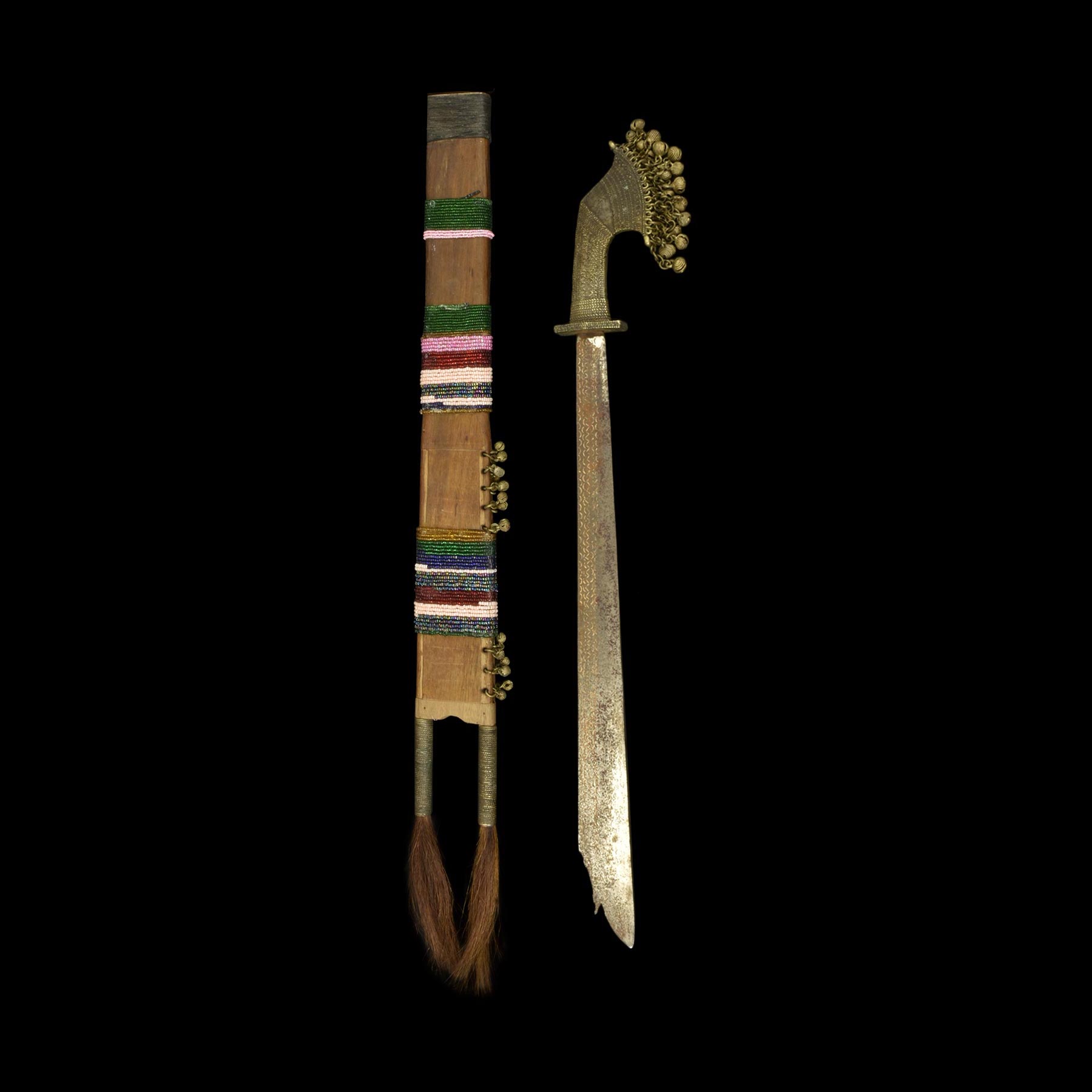 - An early 20th century Kampilan / Bagobo tribe sword/sheath in brass ...