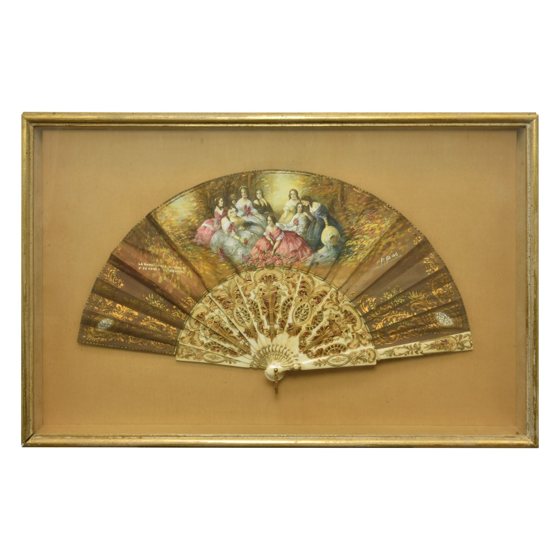 - A 19th - 20th century fan