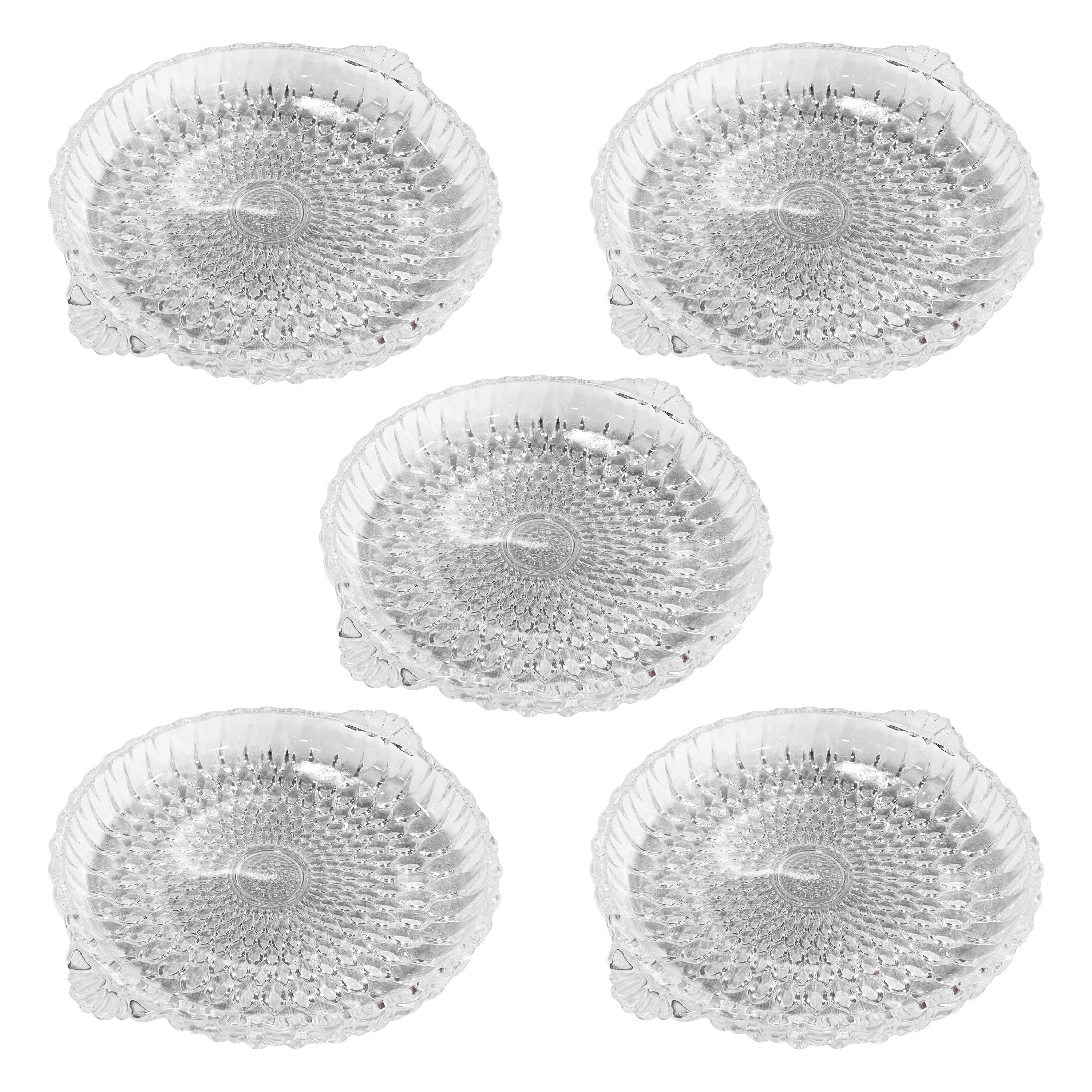 A Set Of 5 Crystal Bowls a-set-of-5-crystal-bowls