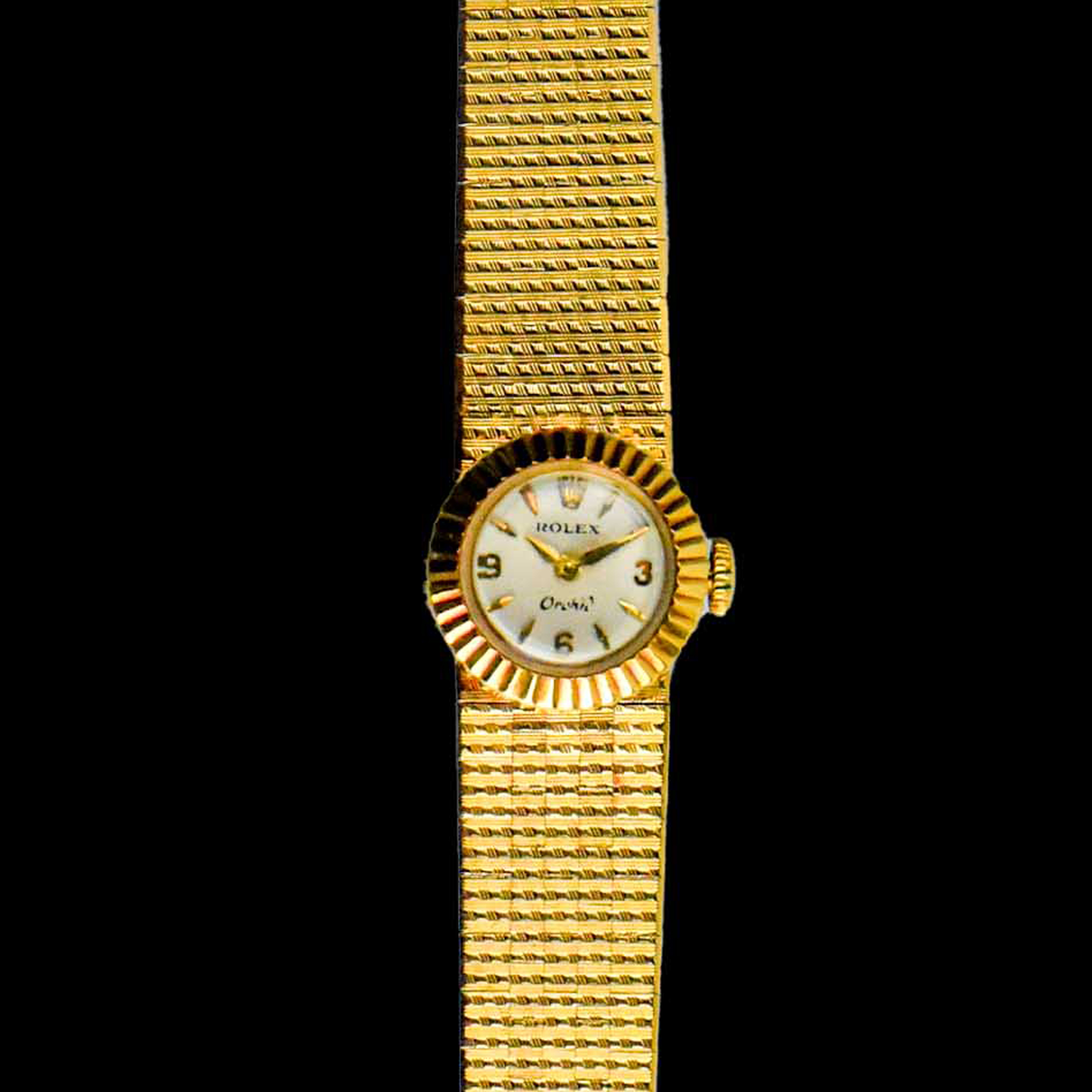 Rolex - Chameleon, a timeless elegance lady’s 18k gold cocktail watch ...