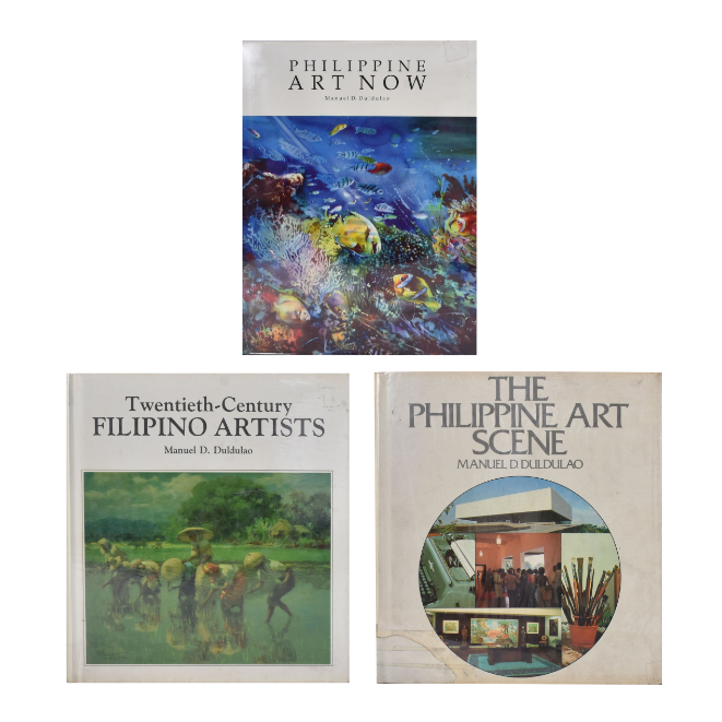 Manuel Duldulao - A lot of 3 Philippine Art books