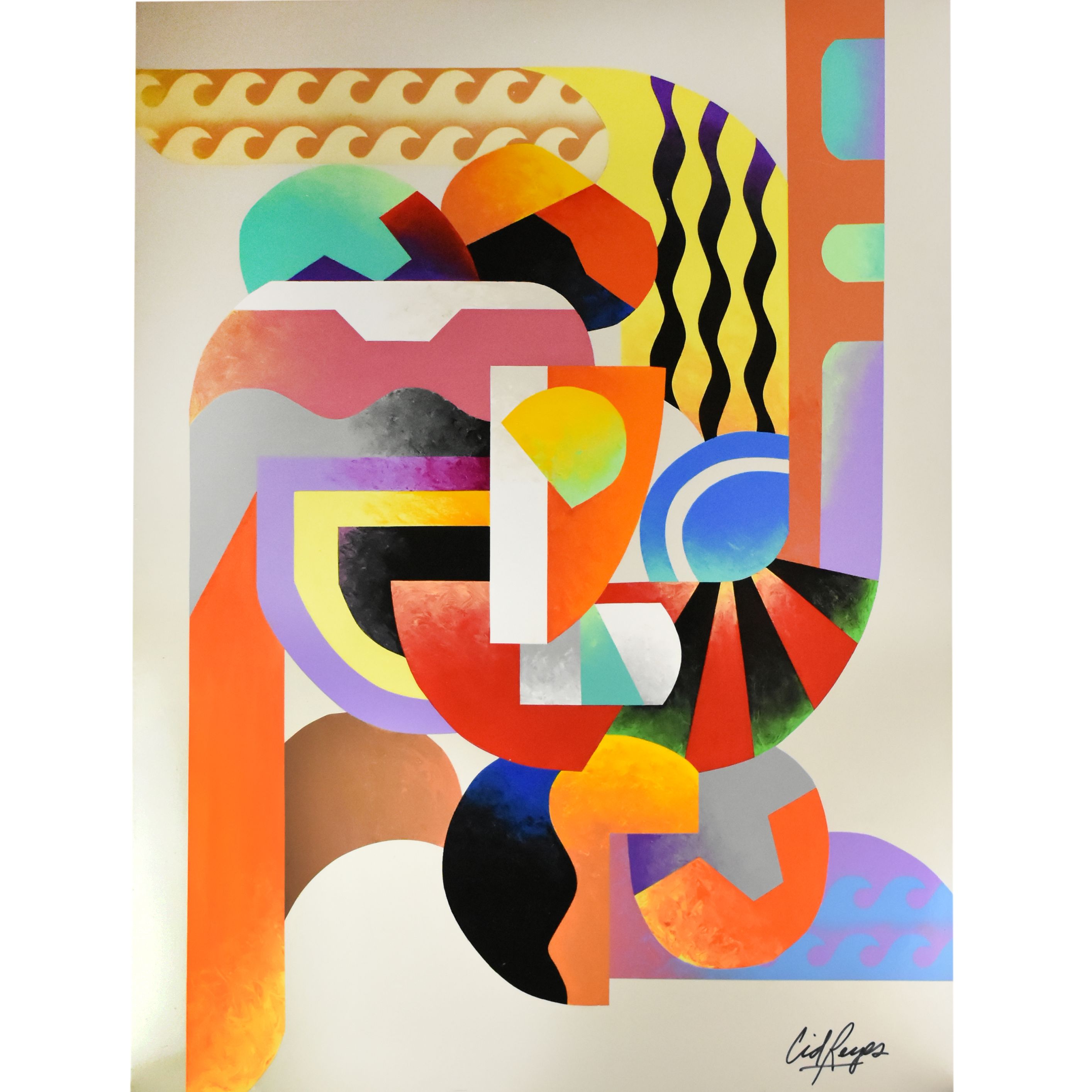 Cid Reyes (b. 1946) - "Alon" Wave Series 15