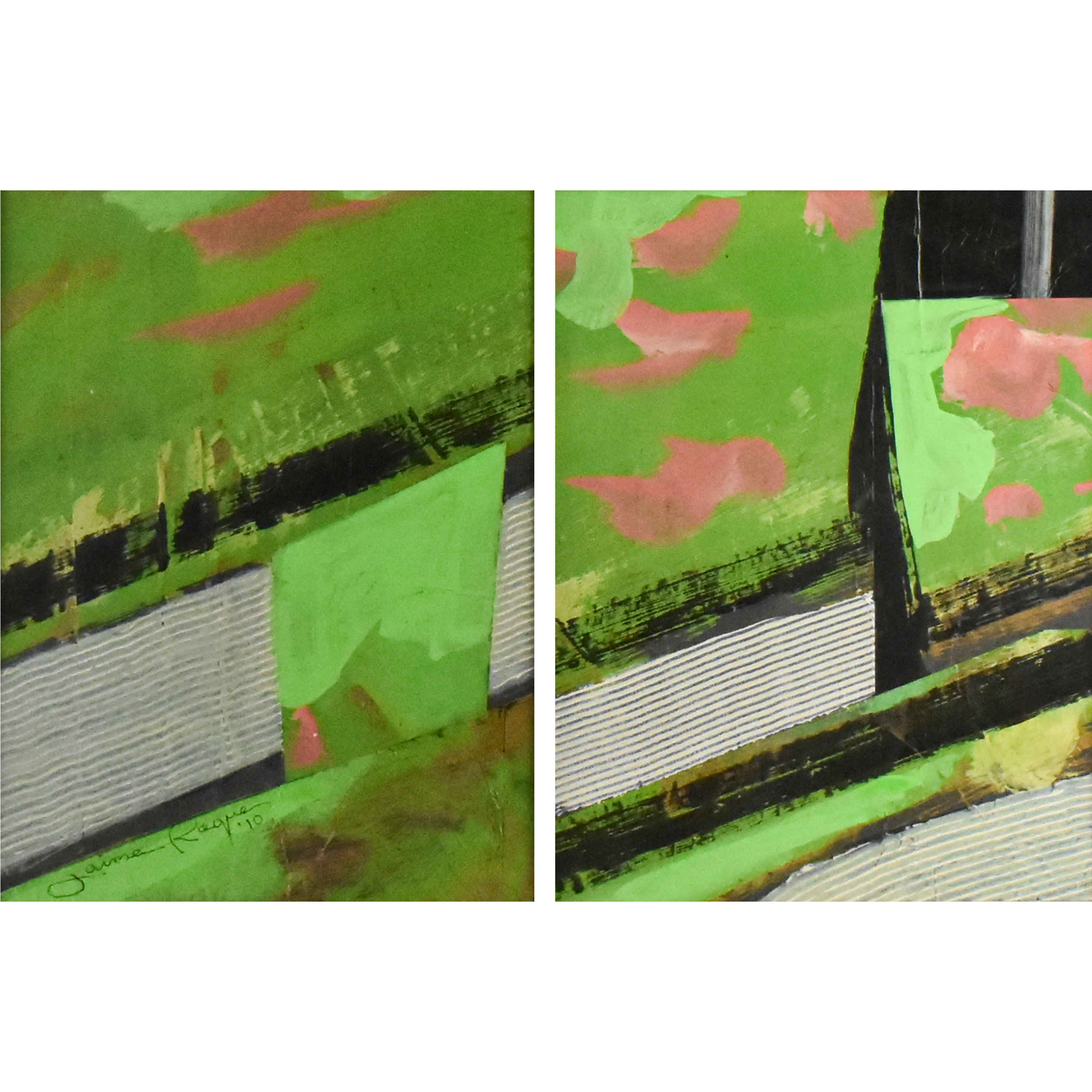 Jaime Roque (b. 1947) - Untitled (Dyptych)