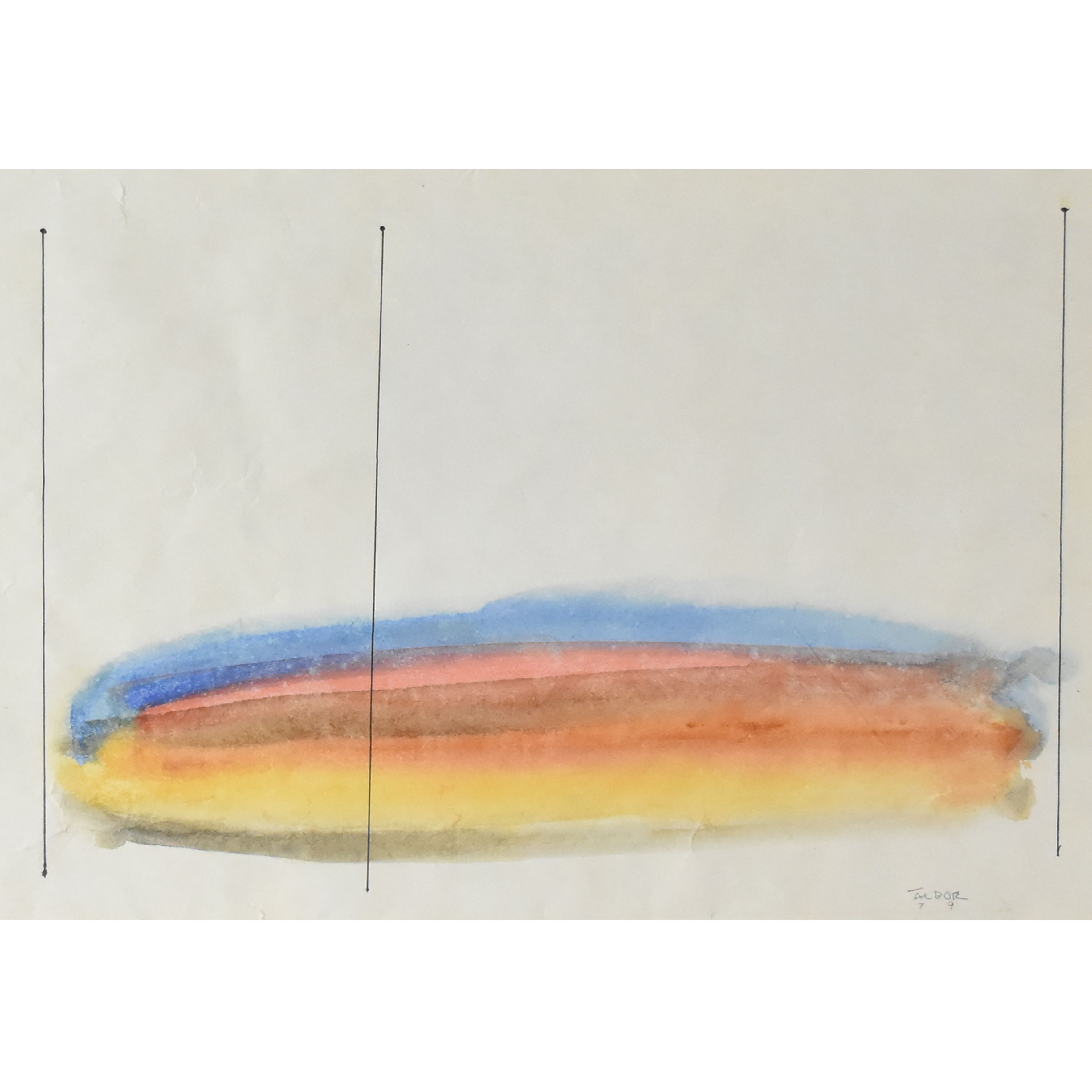Gus Albor (b. 1948) - Untitled (Terminus)