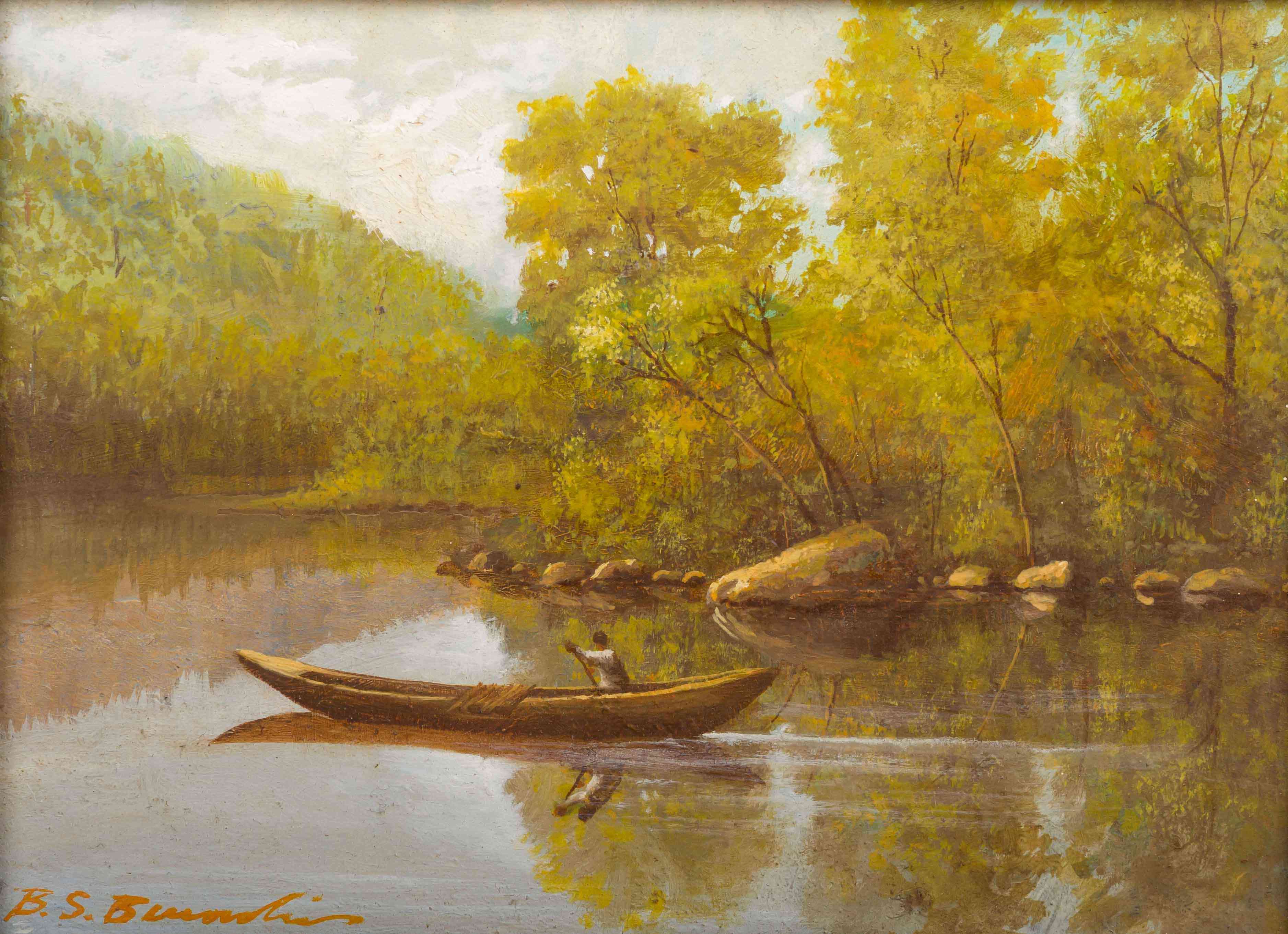 Unknown artist - Untitled (River Scene)