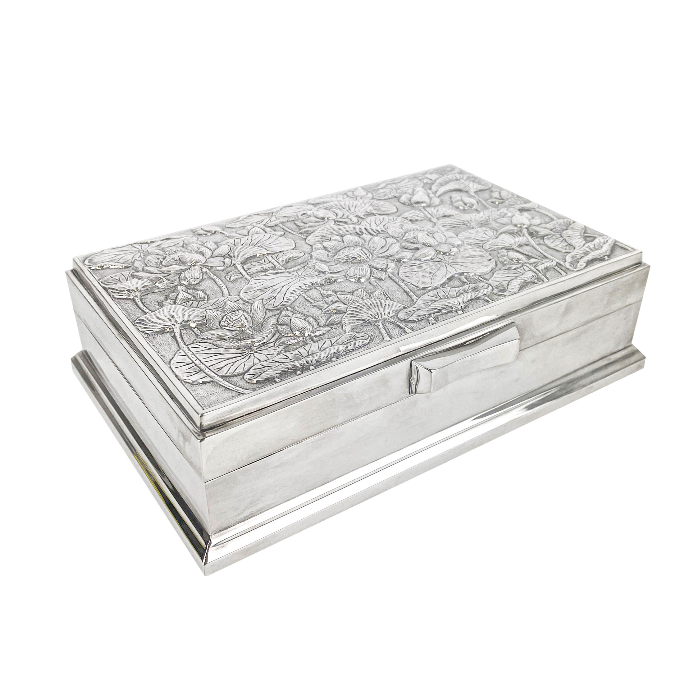 - A sterling silver box