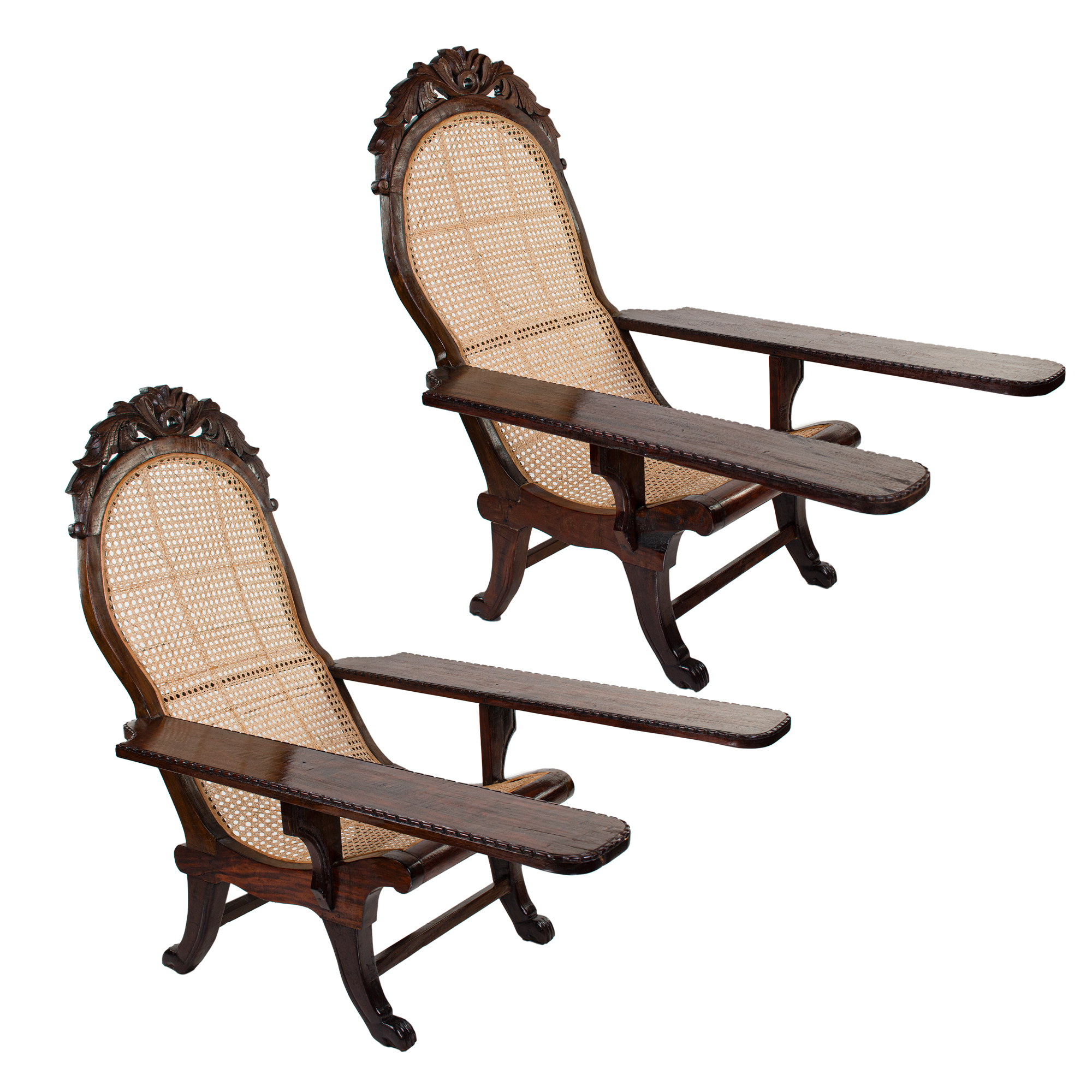 - A pair of balayong butaca chairs