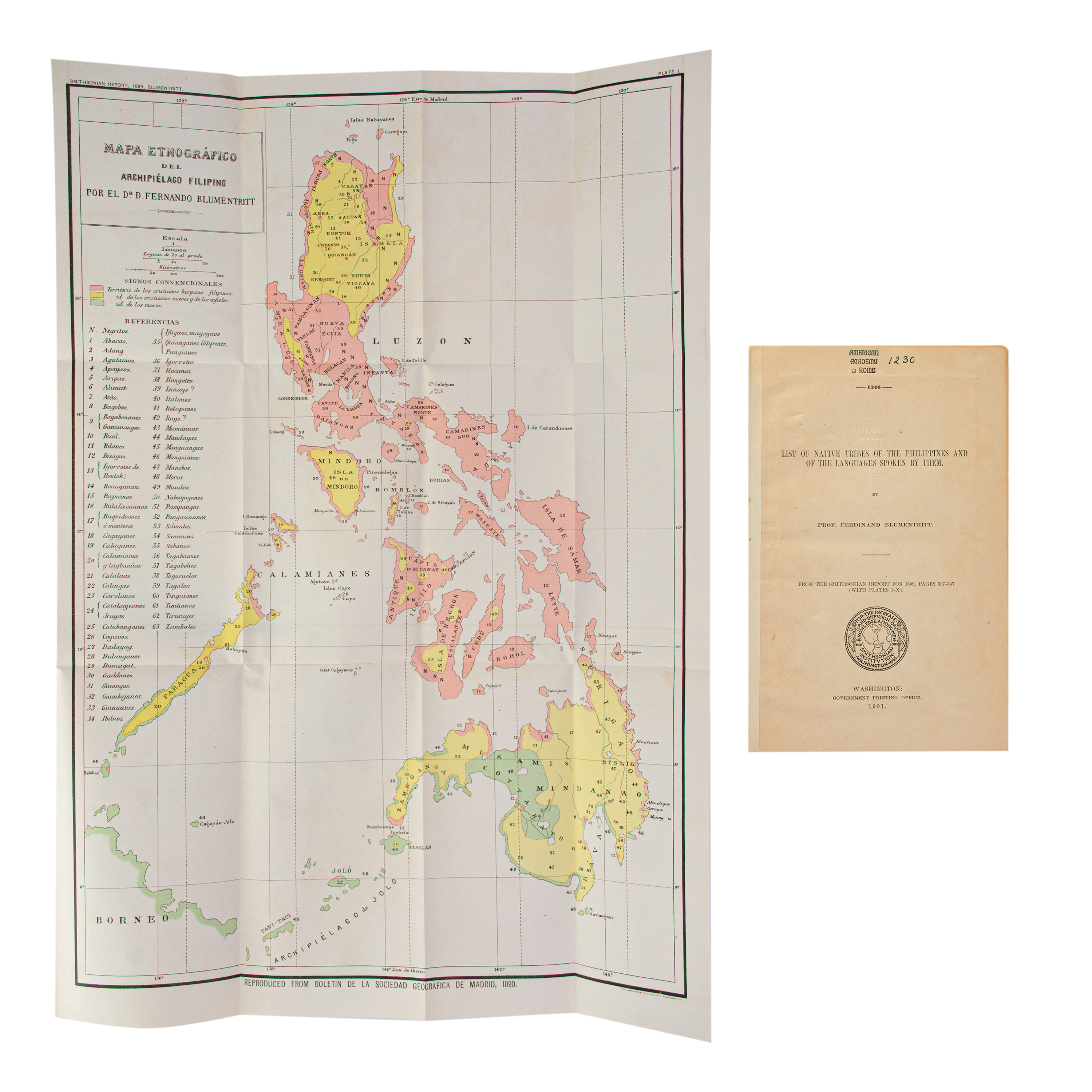 Professor Ferdinand Blumentritt - List of native tribes of the ...