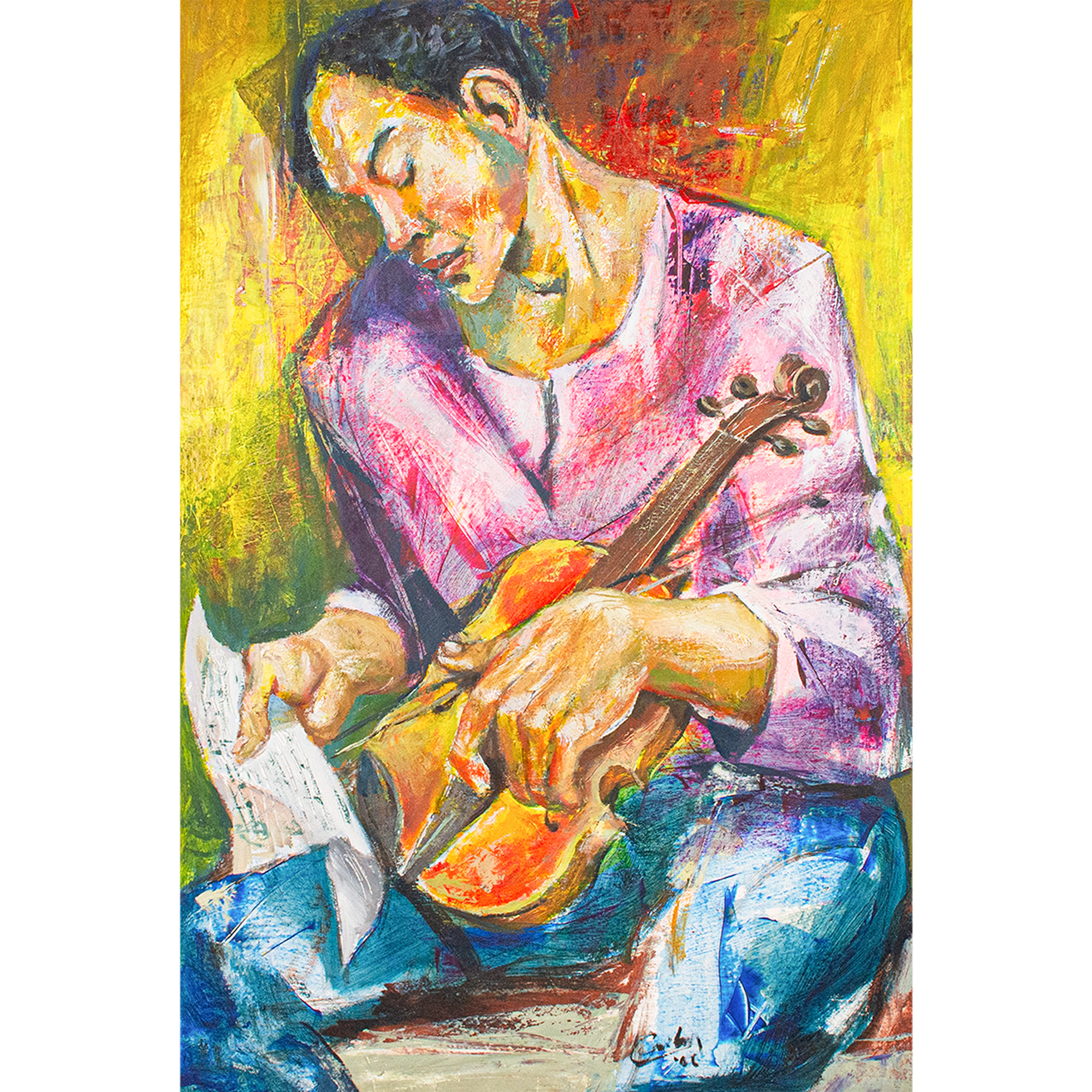 Emmanuel Garibay (b. 1962) - The Violinist