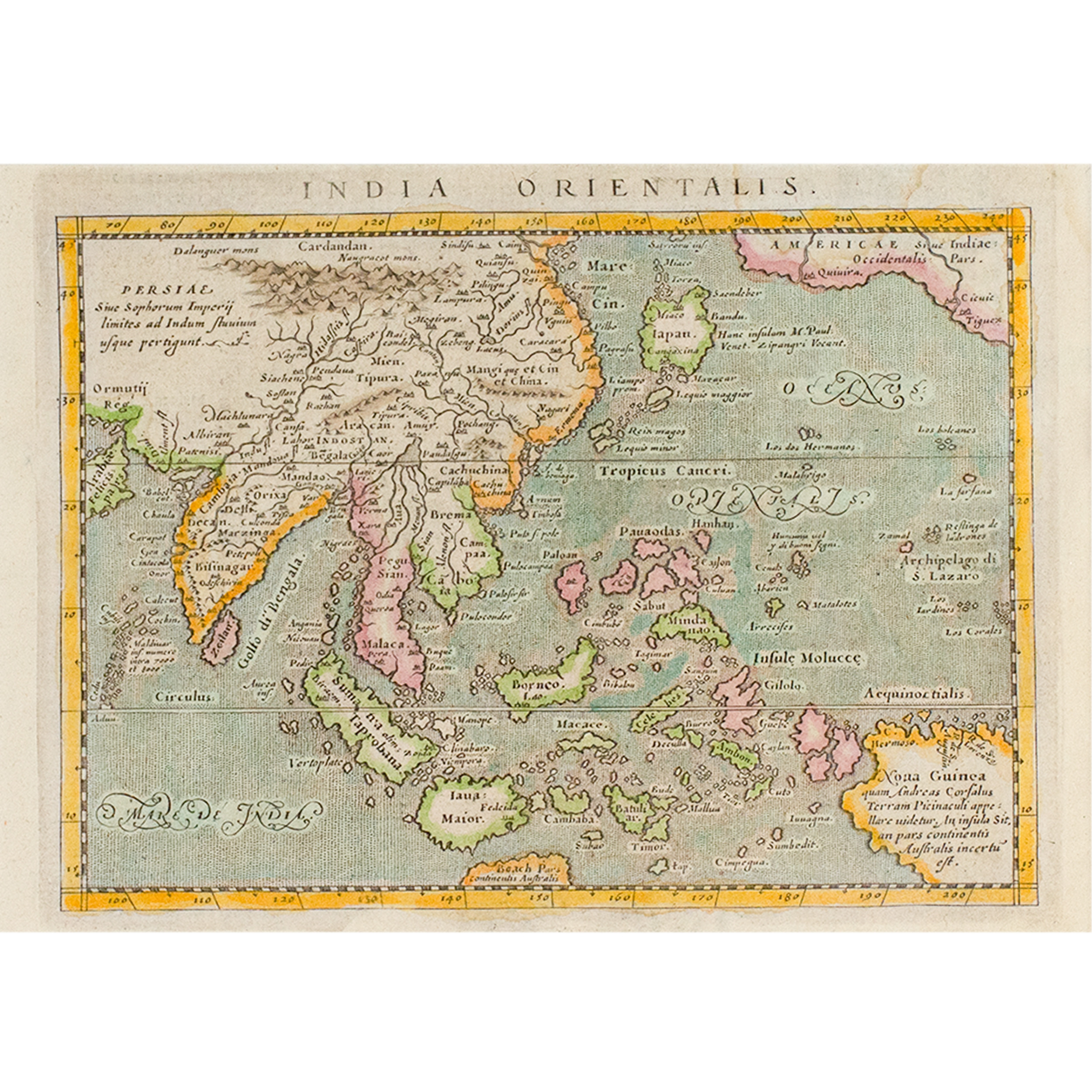 Giovanni Antonio Magini (1555 - 1617) - India Orientalis