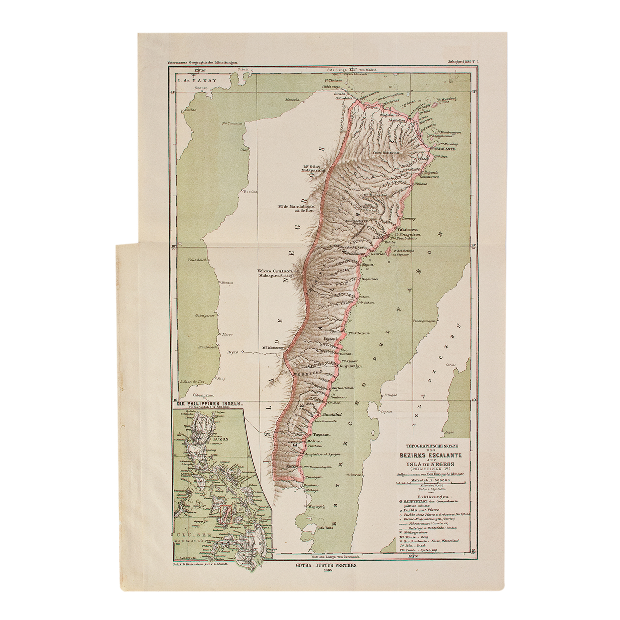Enrique de Almonte, Ferdinand Blumentritt - Topographische Skizze Des ...