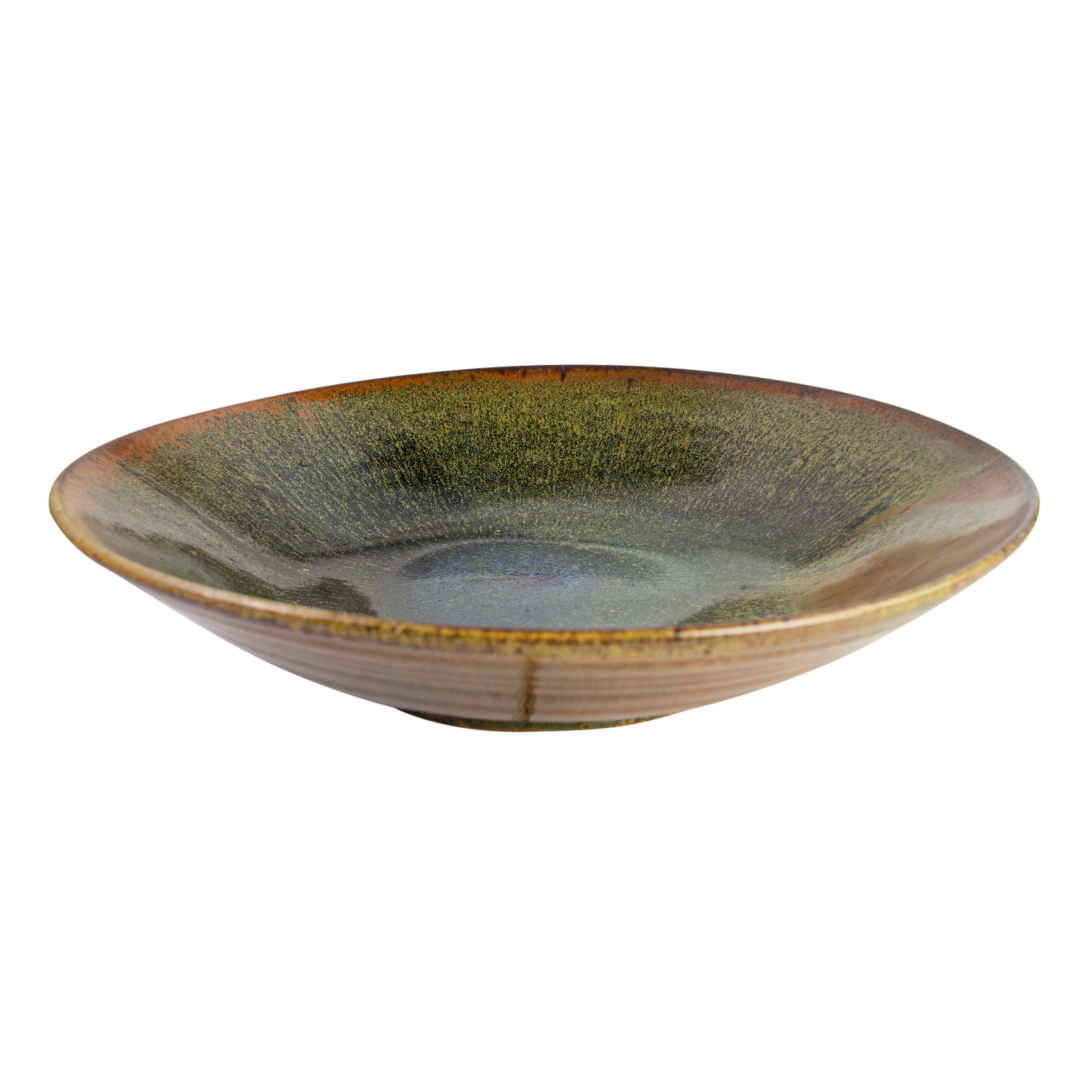 Jon Pettyjohn (b. 1950) - A glazed earthenware platter