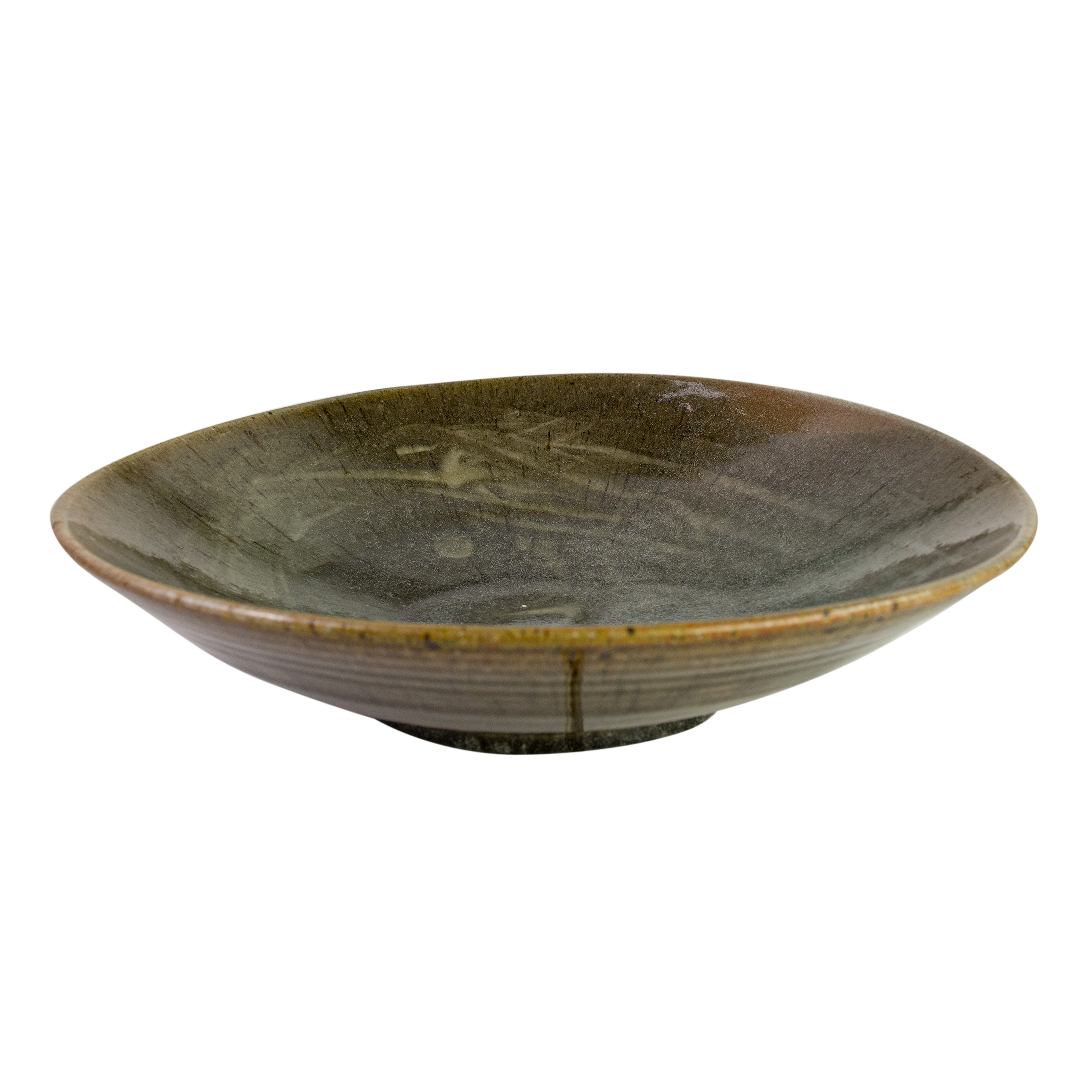 John Pettyjohn (b. 1950) - A glazed earthenware platter