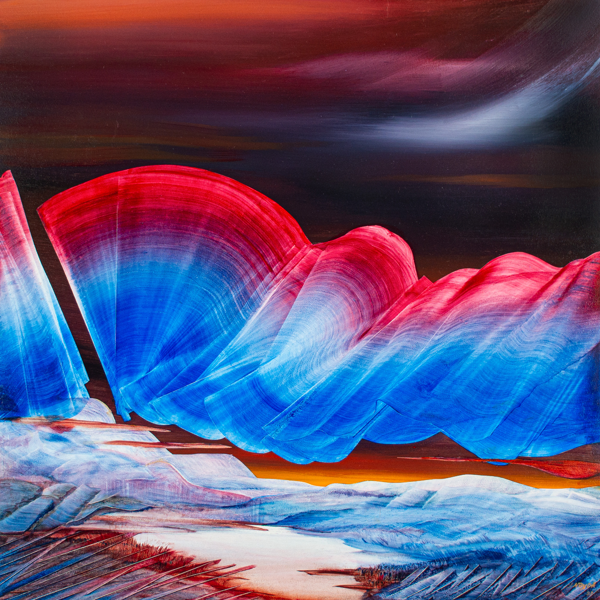 Justin Nuyda (b. 1944) - Search Mindscape: Liberated Hope