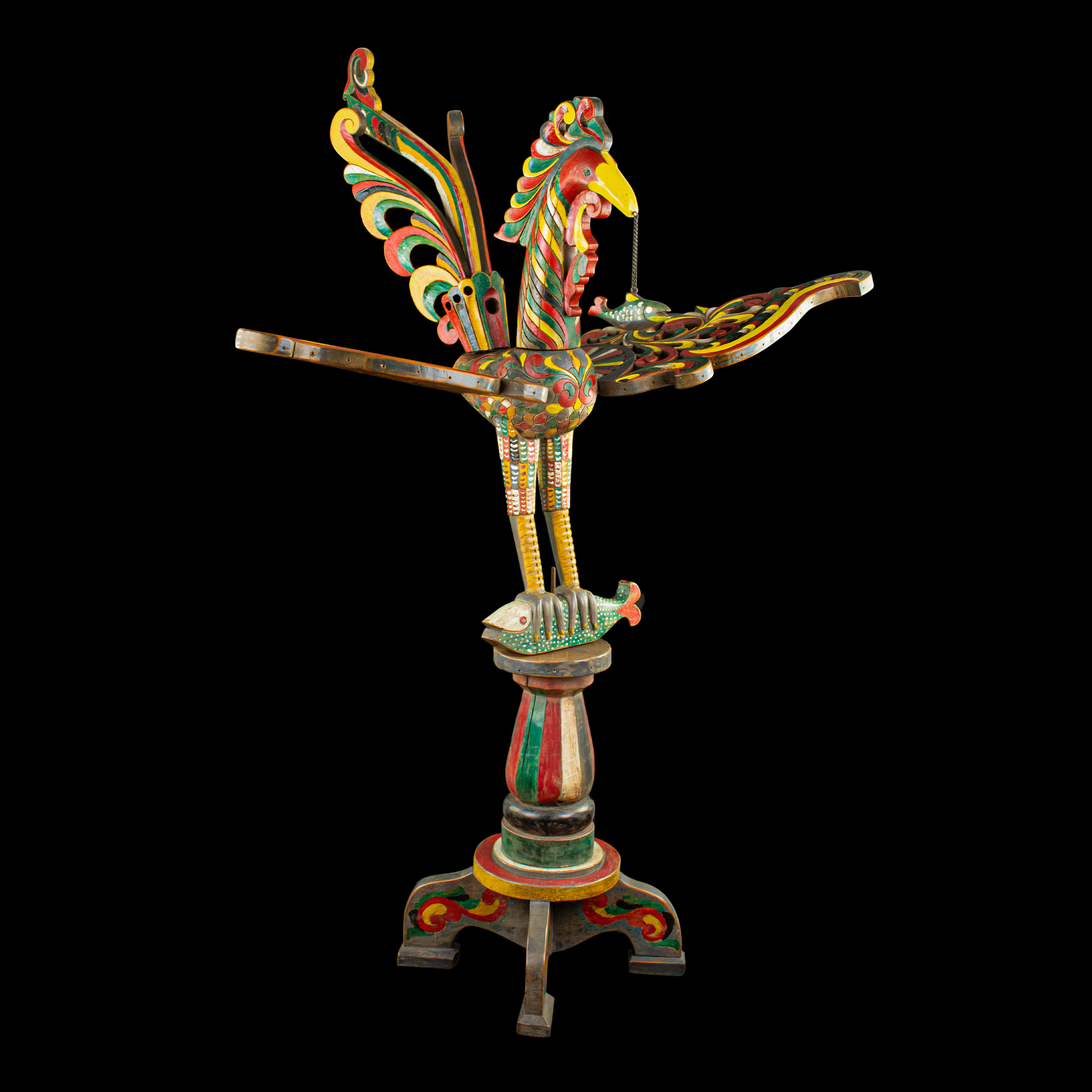 A Finely Carved, Hand Painted Sarimanok | Salcedo Auctions