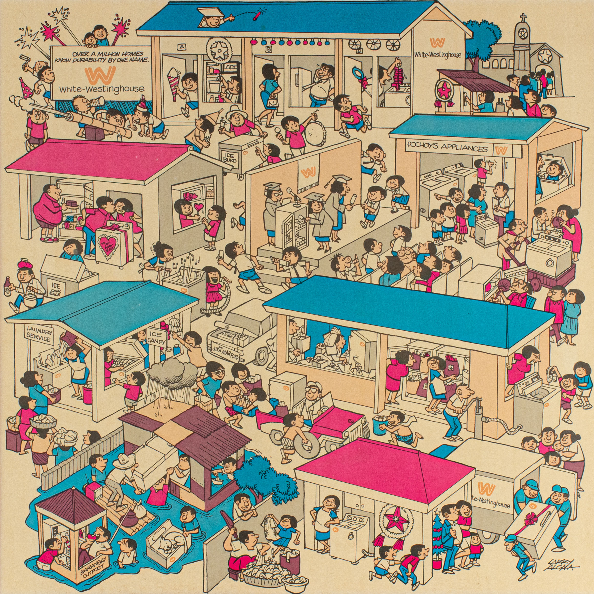 Larry Alcala (1926 - 2002) - Untitled