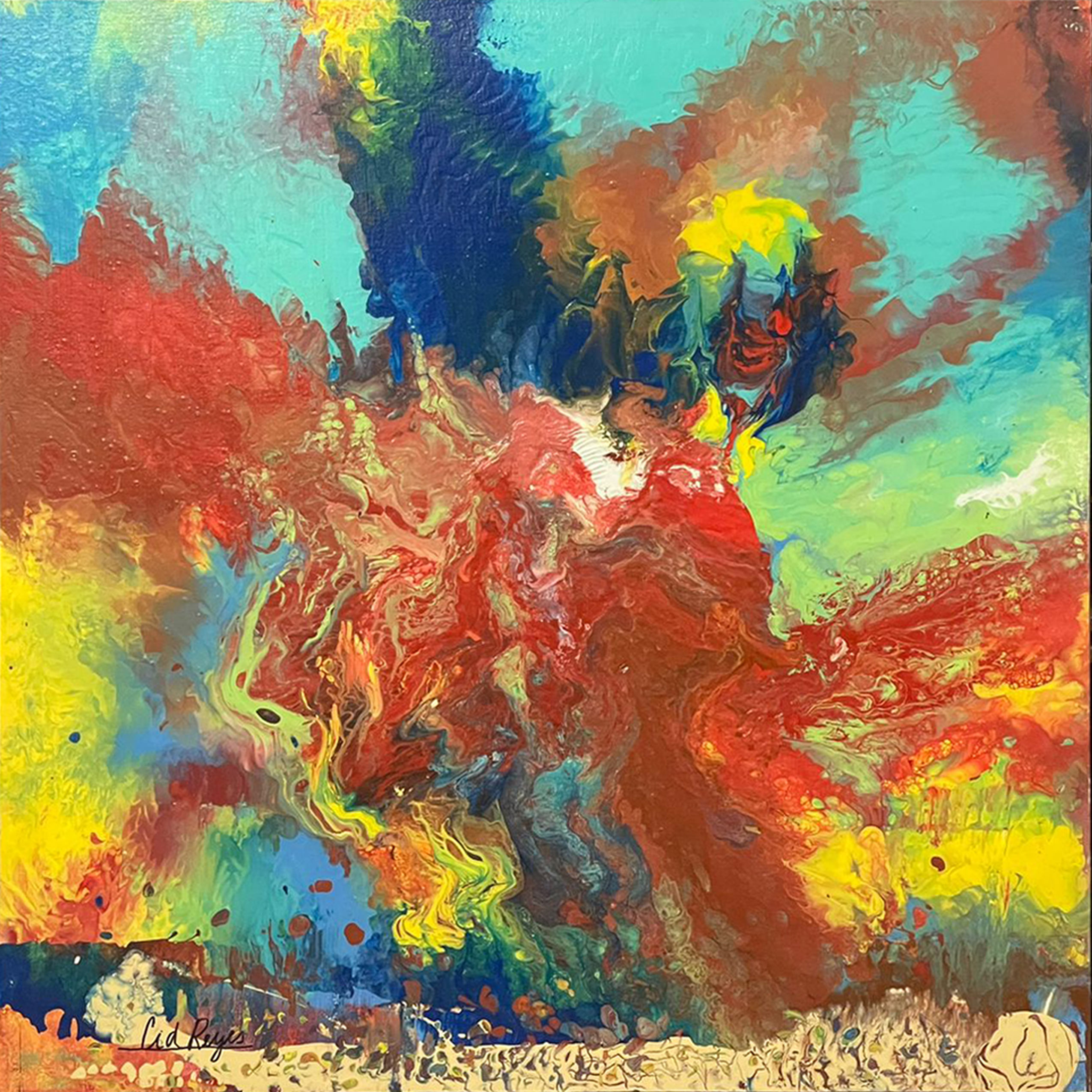 Cid Reyes (b. 1946) - Mayon Series I