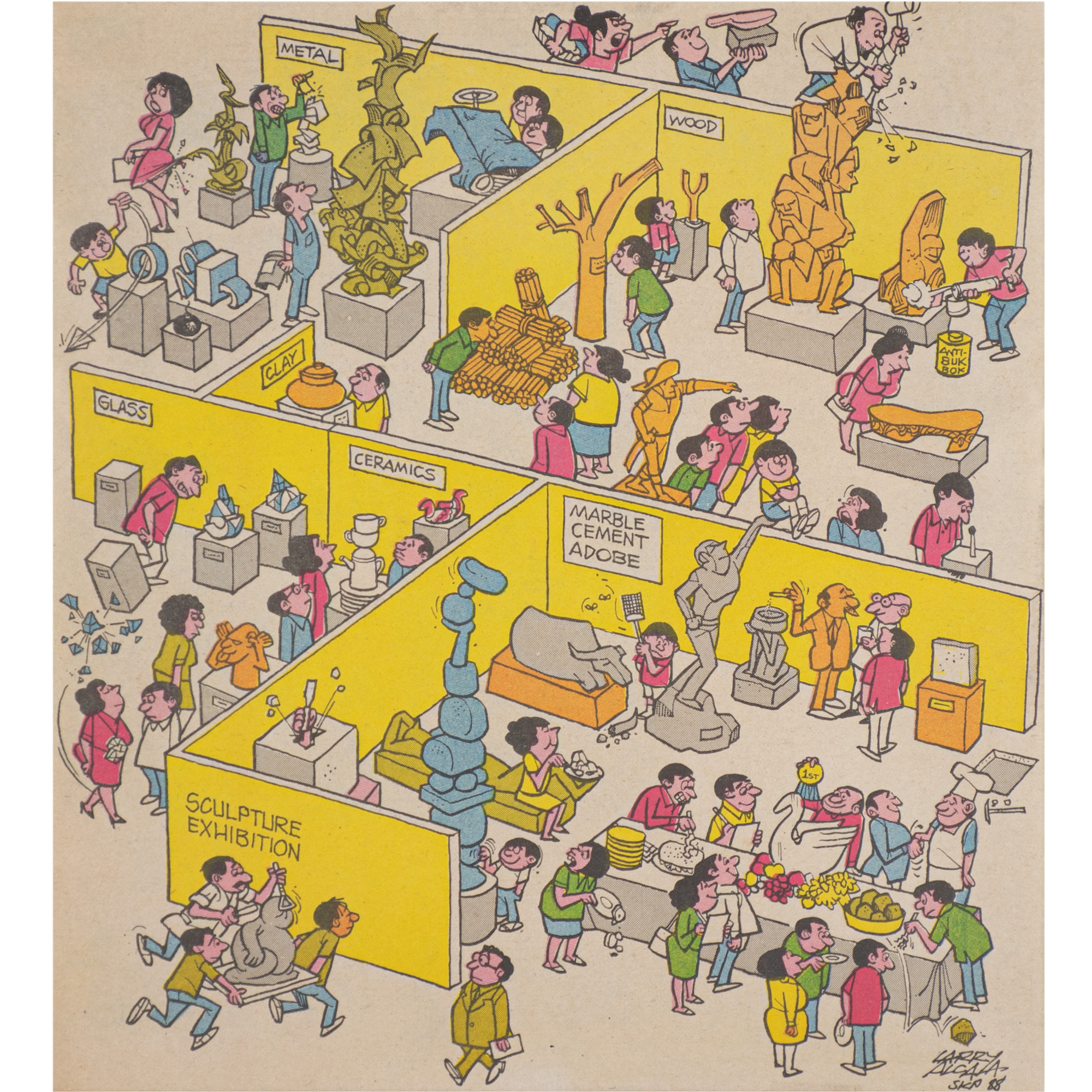 Larry Alcala (1926 - 2002) - Slice of life