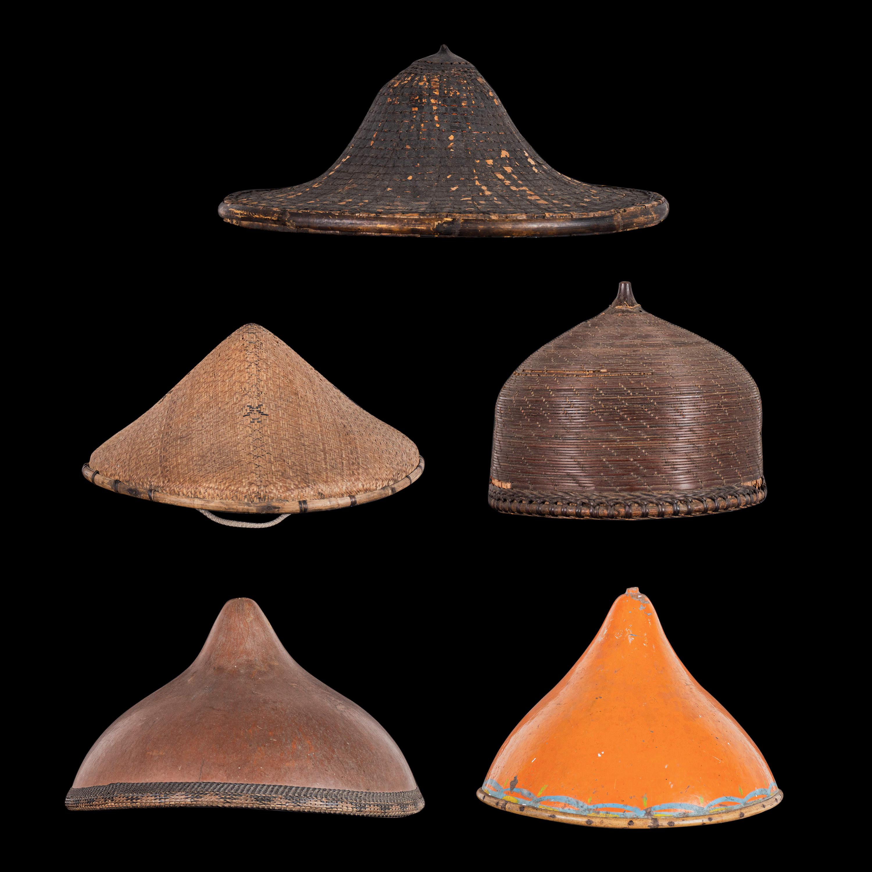 - A lot of 5 salakots and hats from Central Luzon and Mindanao