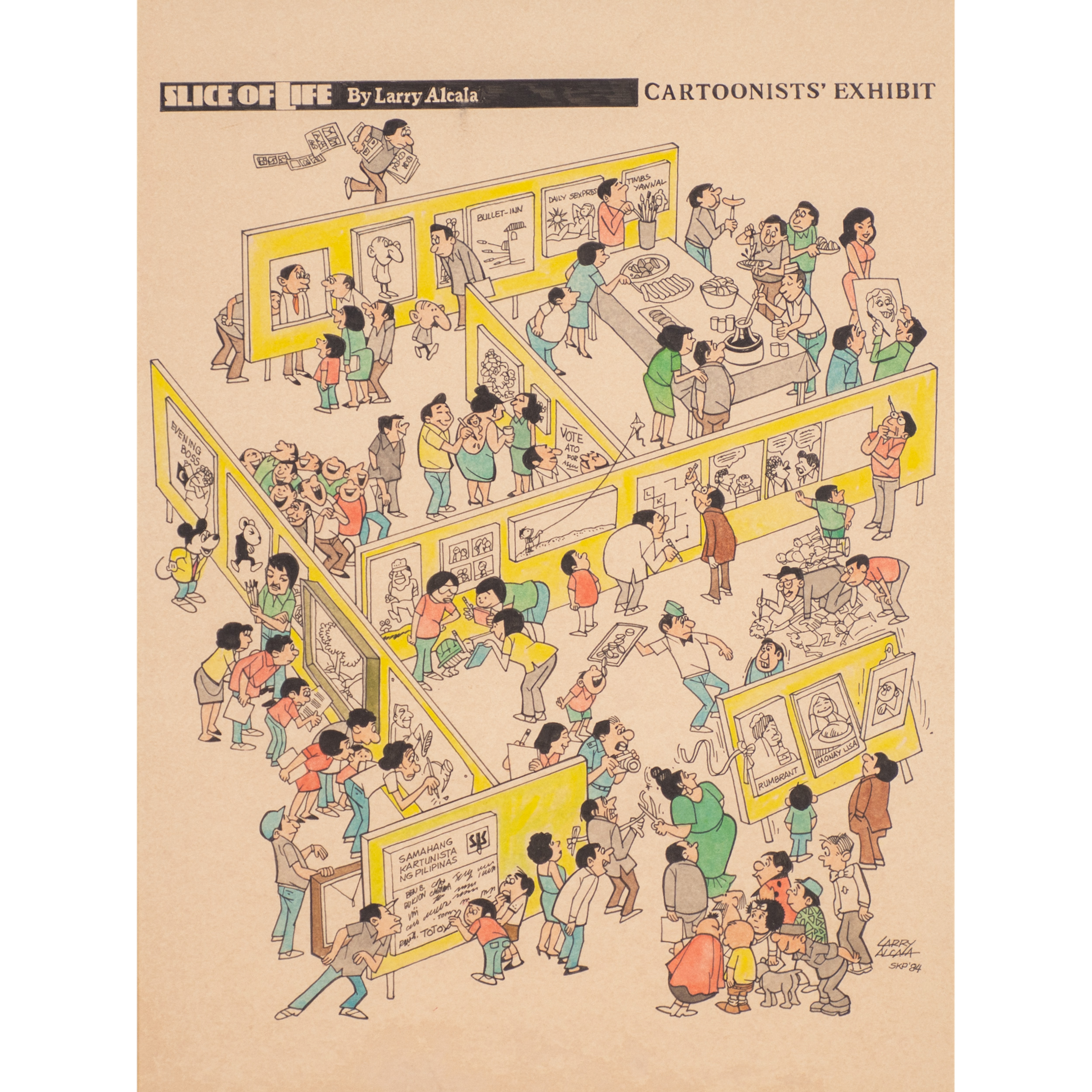 Larry Alcala (1926 - 2002) - Catoonists' Exhibit