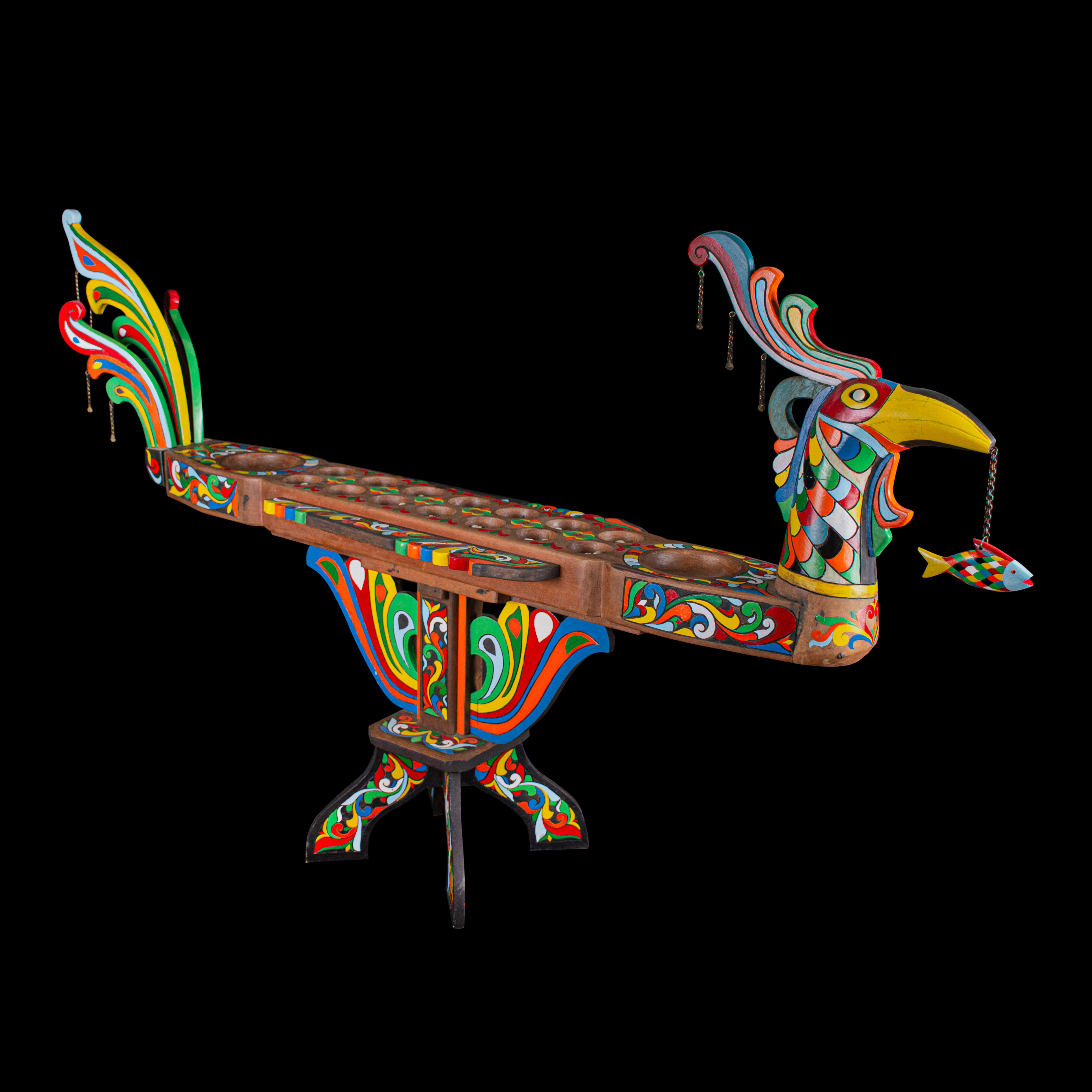 - A Sungkaan game board