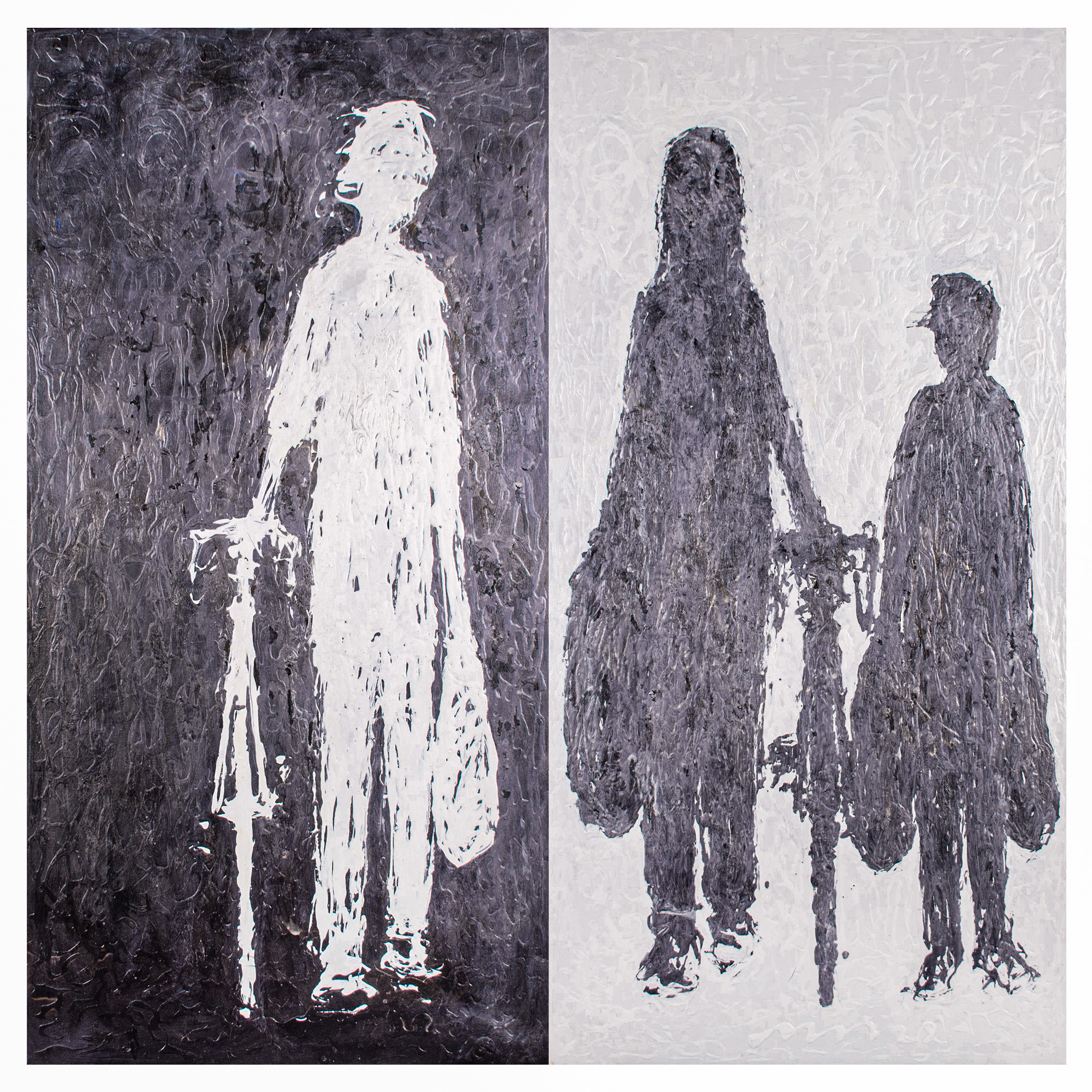 Ferdie Montemayor (b. 1965) - Ama / Mag-Ina (Diptych)