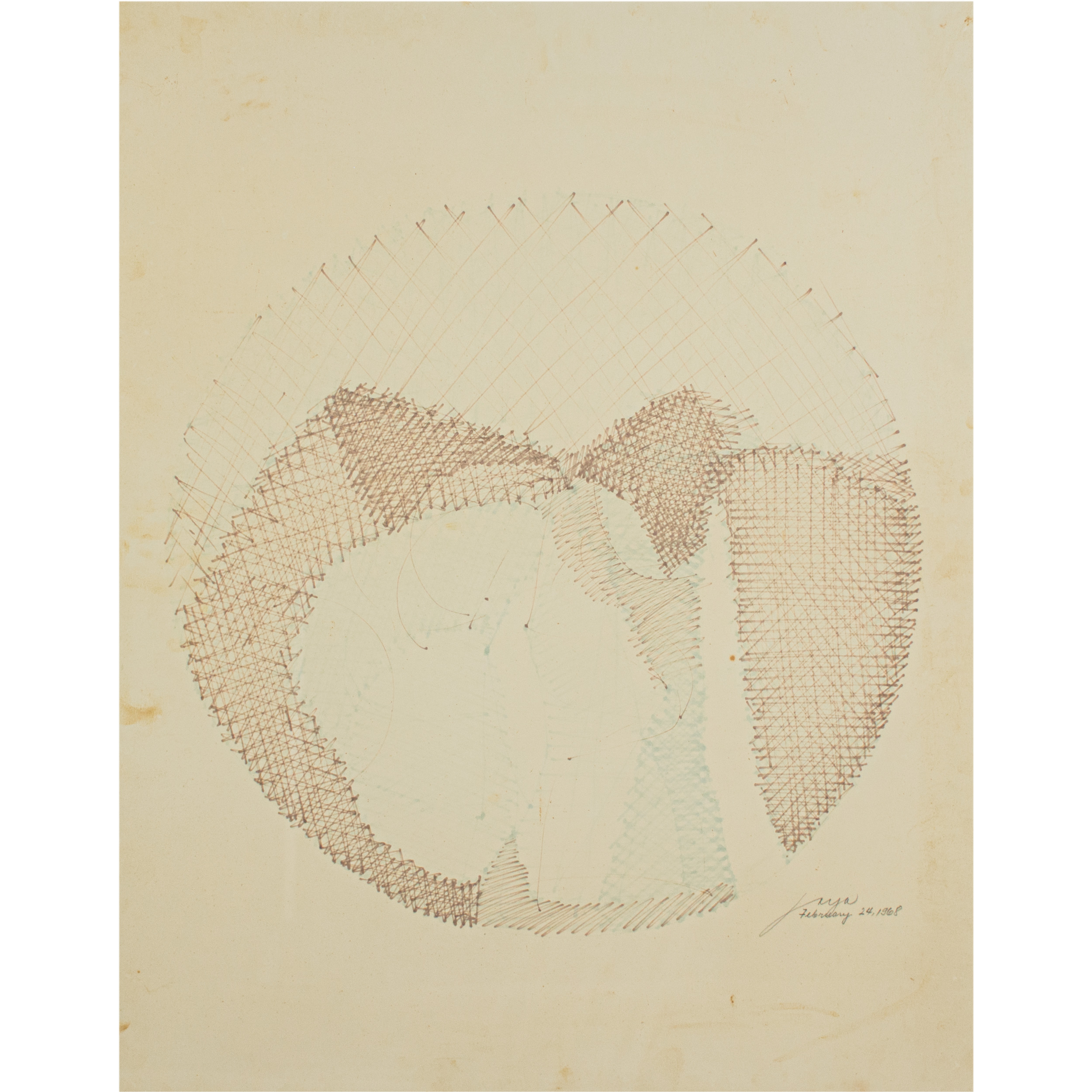 Jose Joya (1931 - 1995) - Abstract Drawing