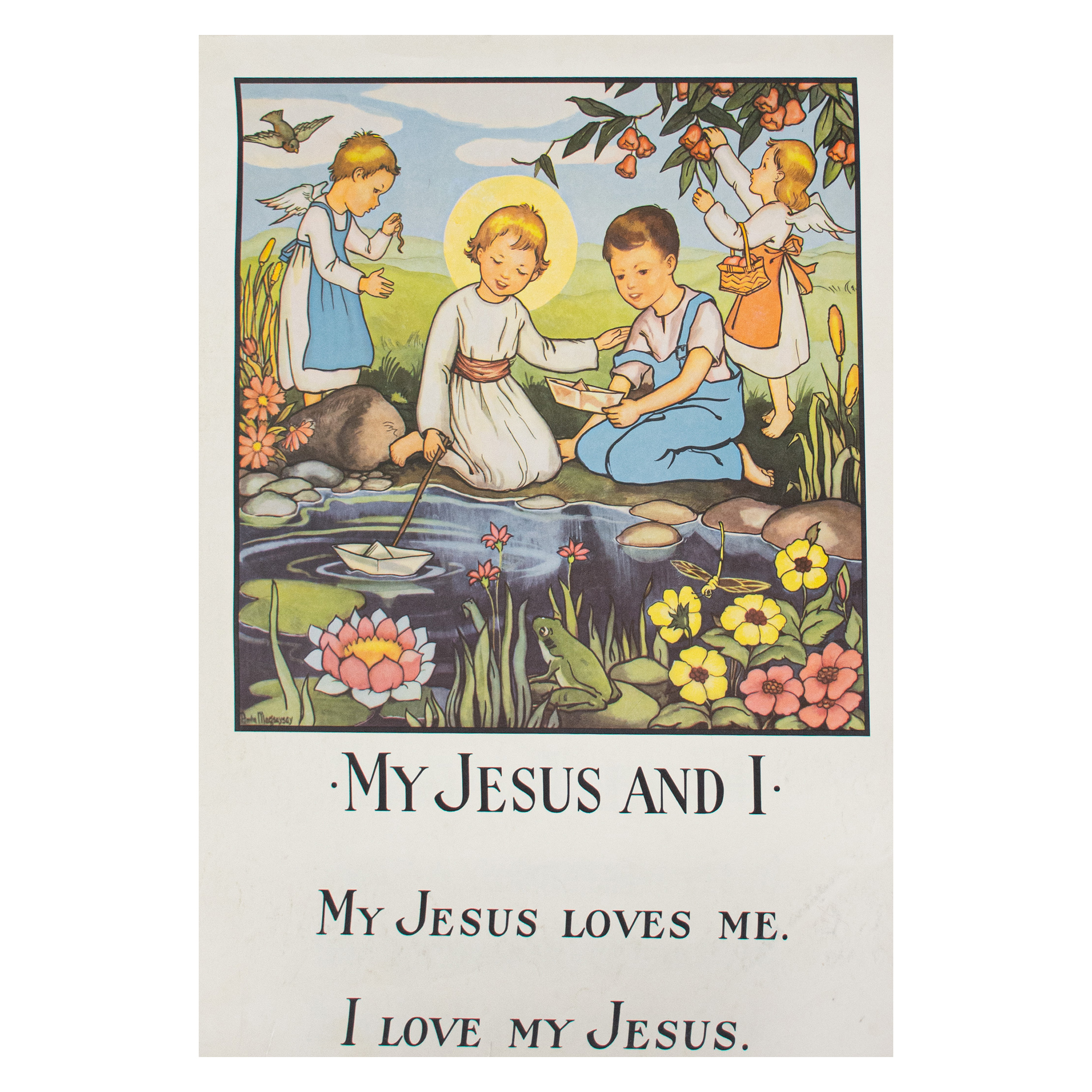 Anita Magsaysay-Ho (1914 - 2012) - A complete 40-page set of 'My Jesus ...