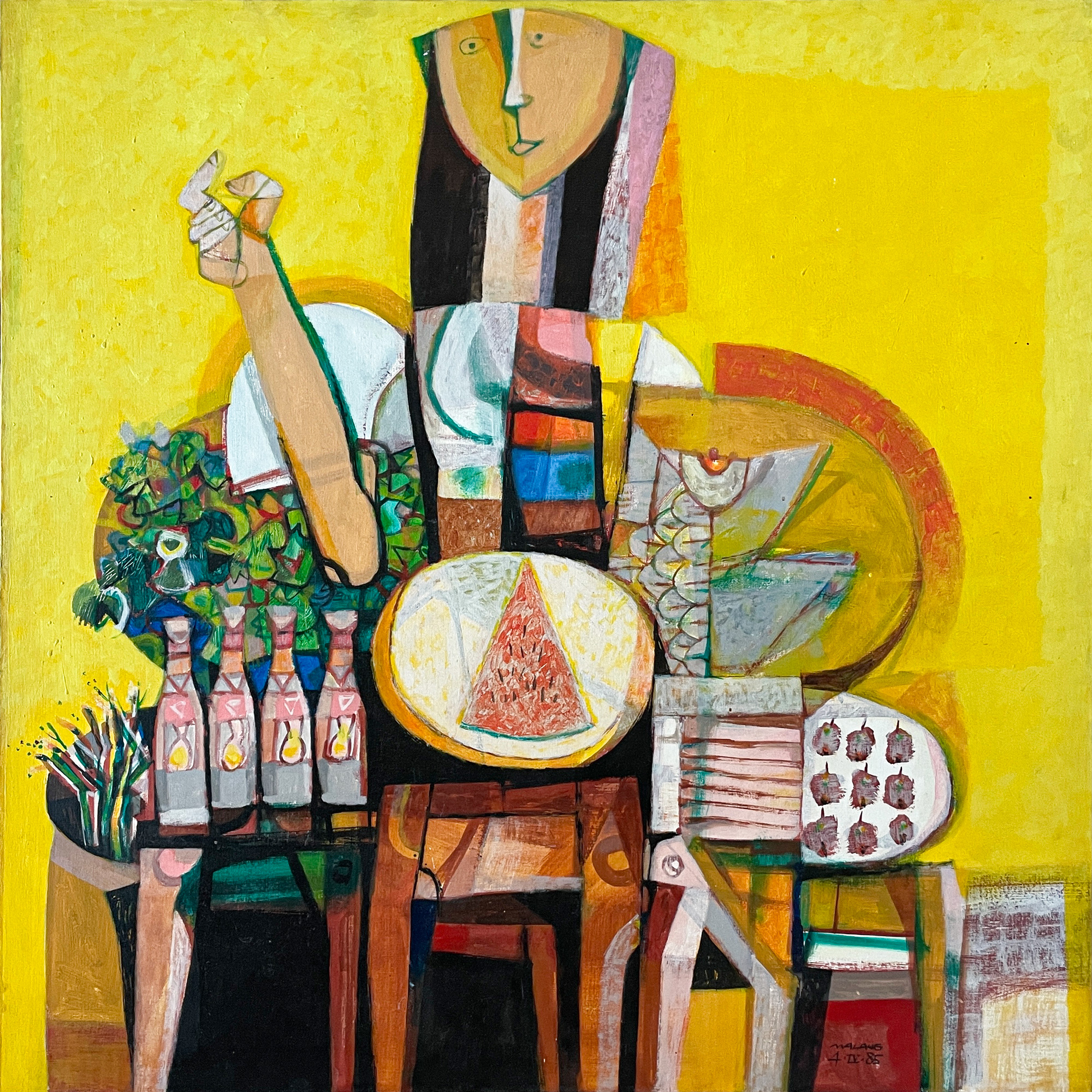 Mauro Malang Santos (1928 - 2017) - Yellow Vendor