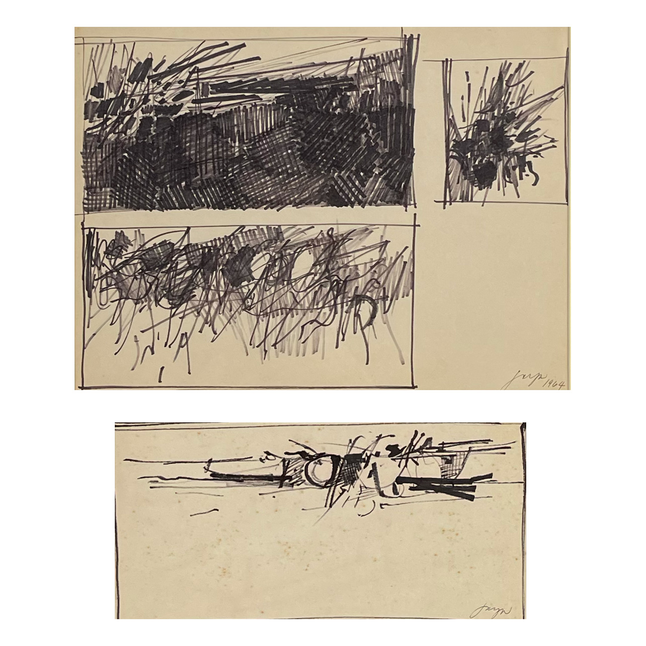 Jose Joya (1931 - 1995) - Abstract Drawing