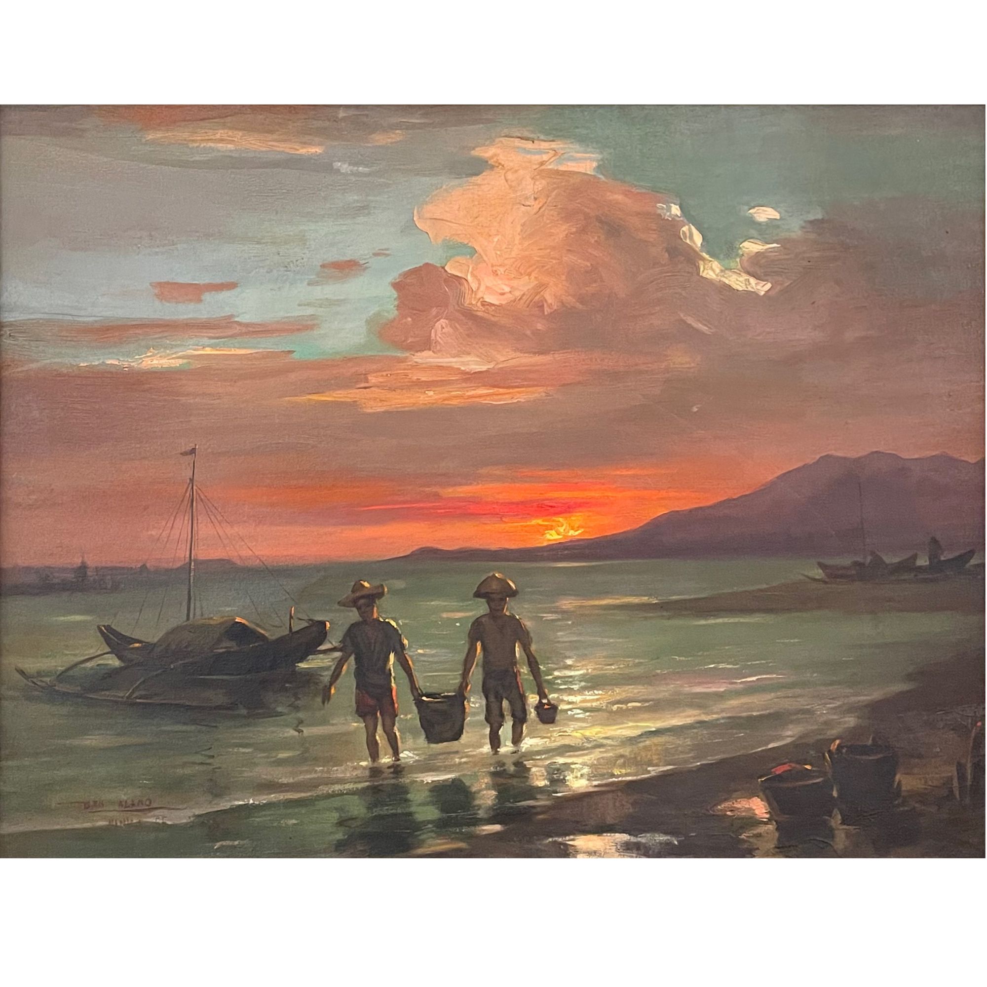 Ben Alano (1920 - 1991) - After the Catch