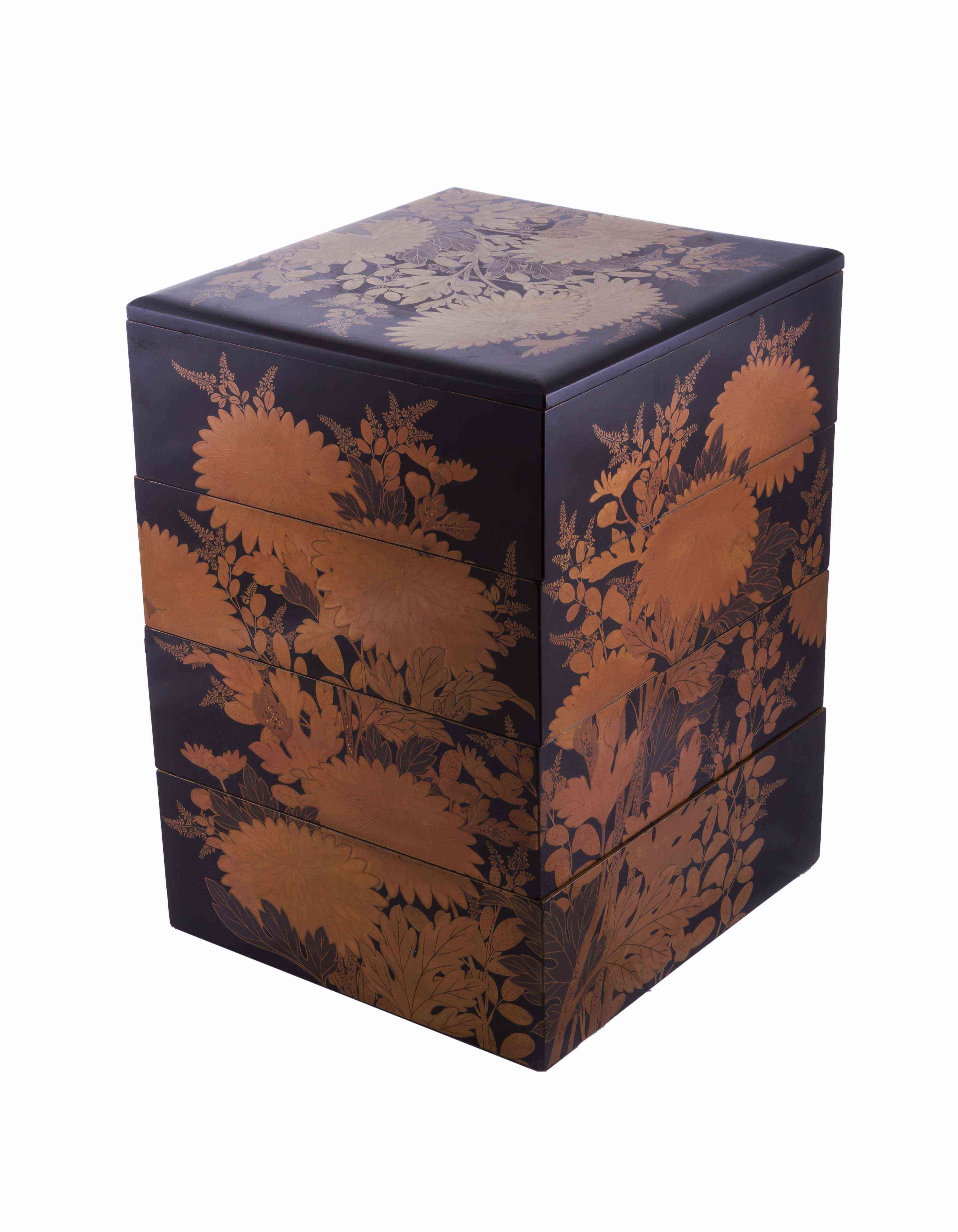 A Japanese lacquer box
