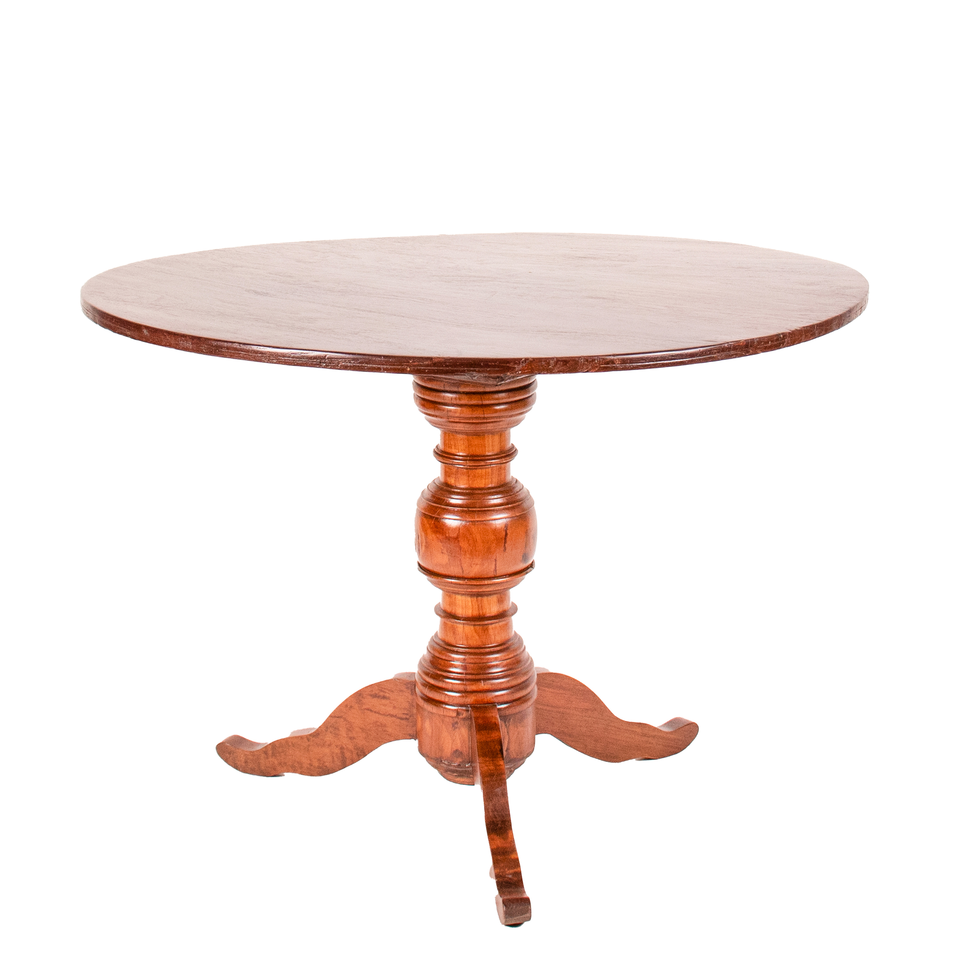 - A round center table