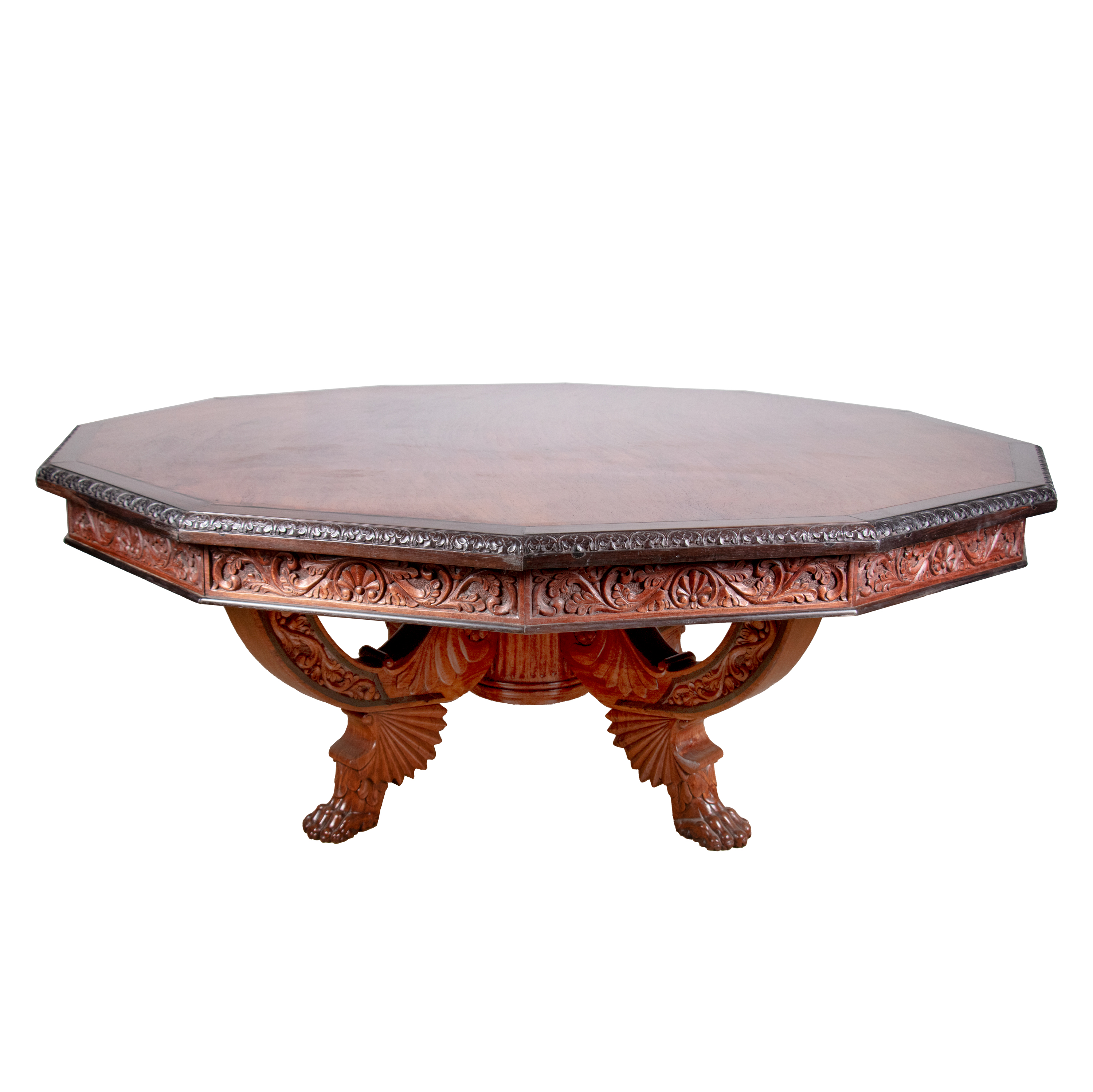 - An imposing twelve-sided table
