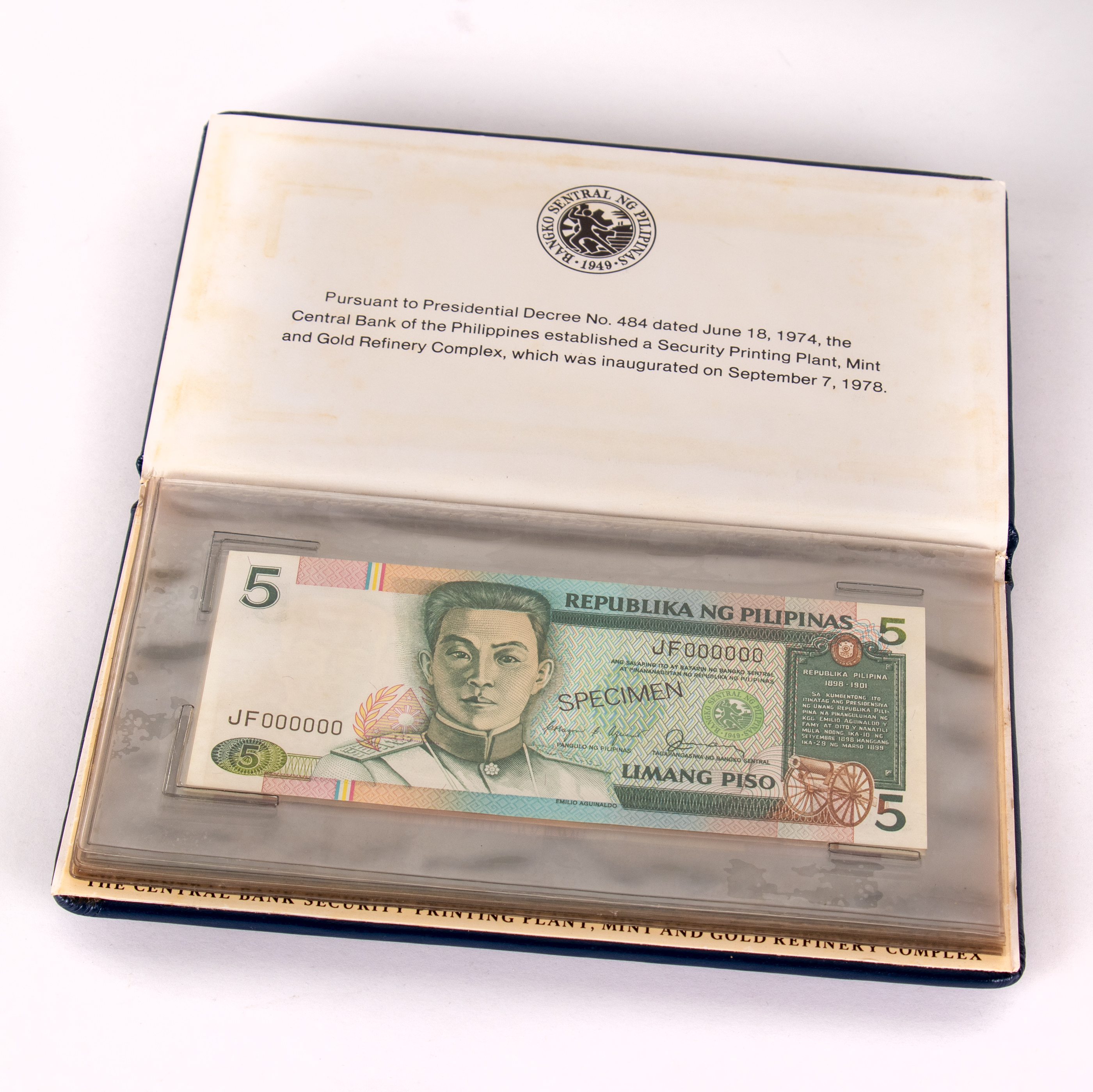 Central Bank of the Philippines - New Design Series Specimen Currency Set