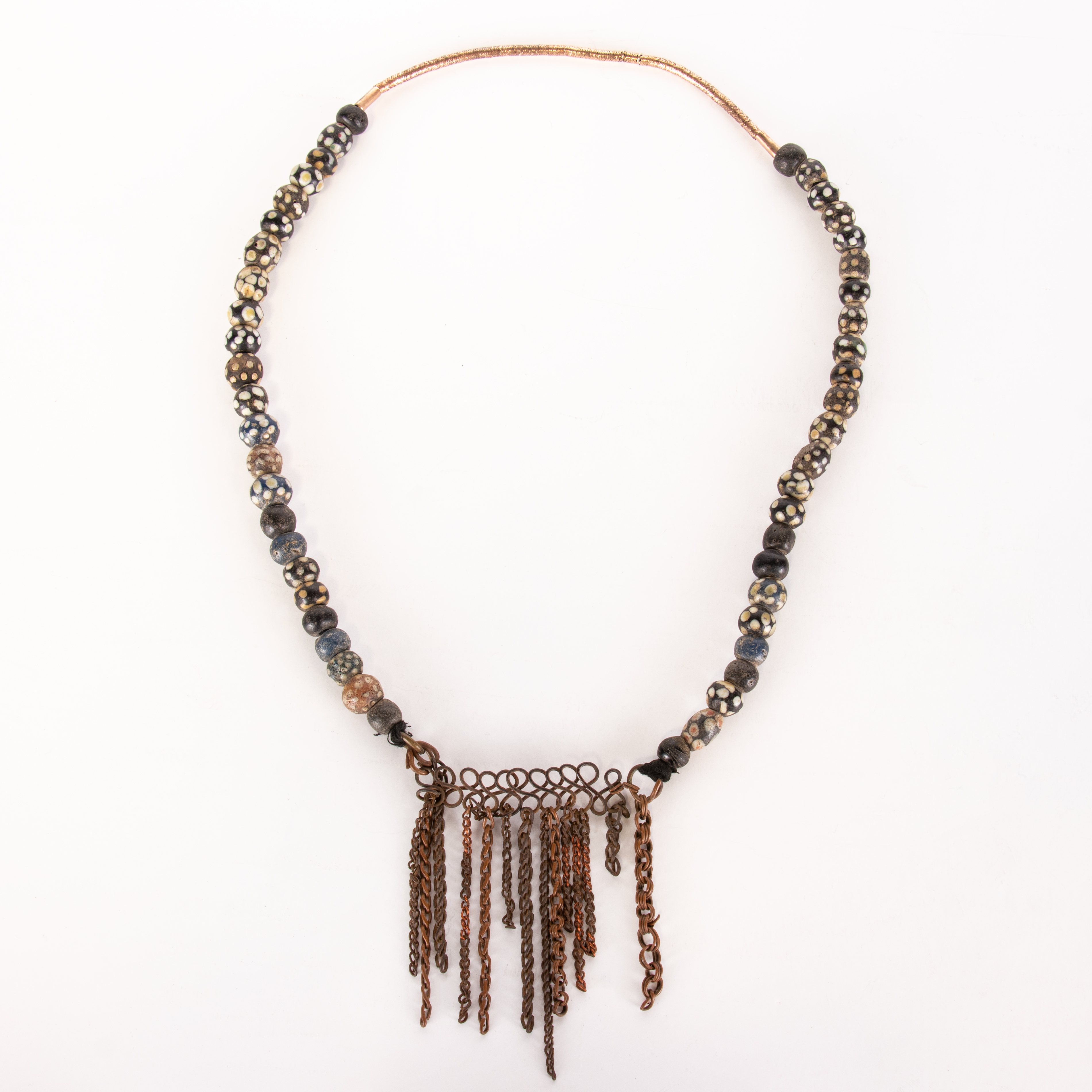 - A Blaan necklace with excavated gold kamagi gear beads, Venetian ...