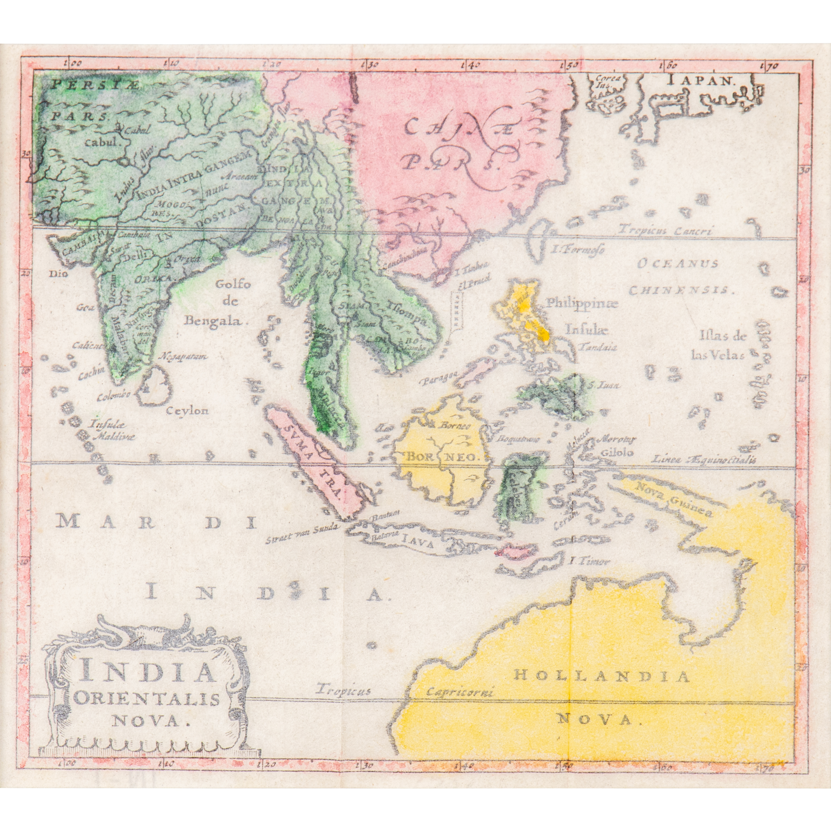Philipp Clüver (1580 - 1622) - India Orientalis Nova (early Australia ...