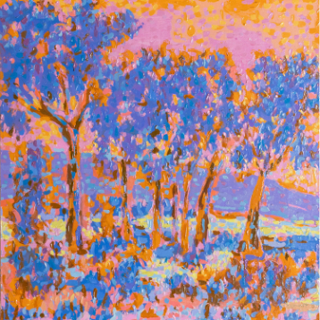 Roger Cornut - Evening Glow in Forest