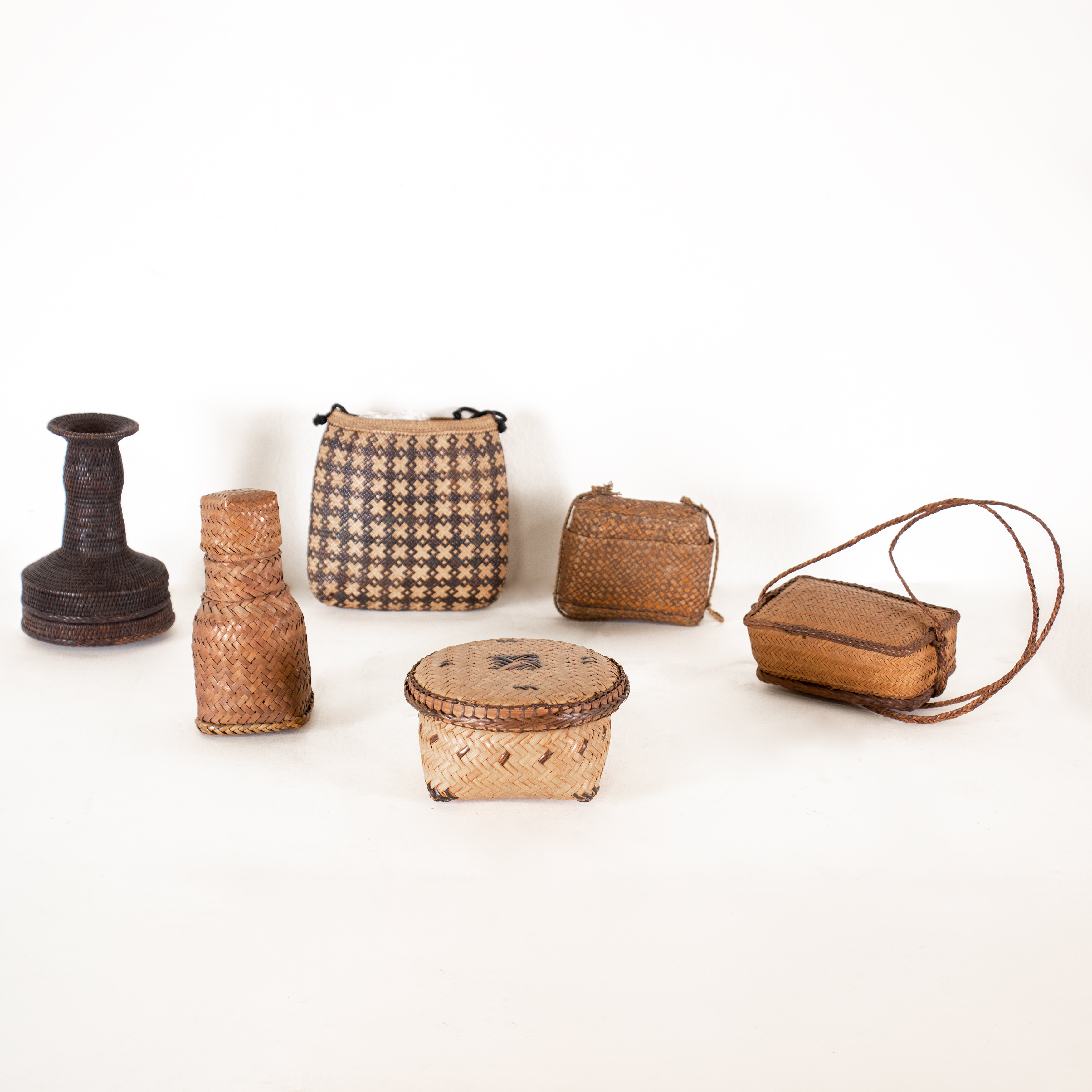 - A collection of native baskets