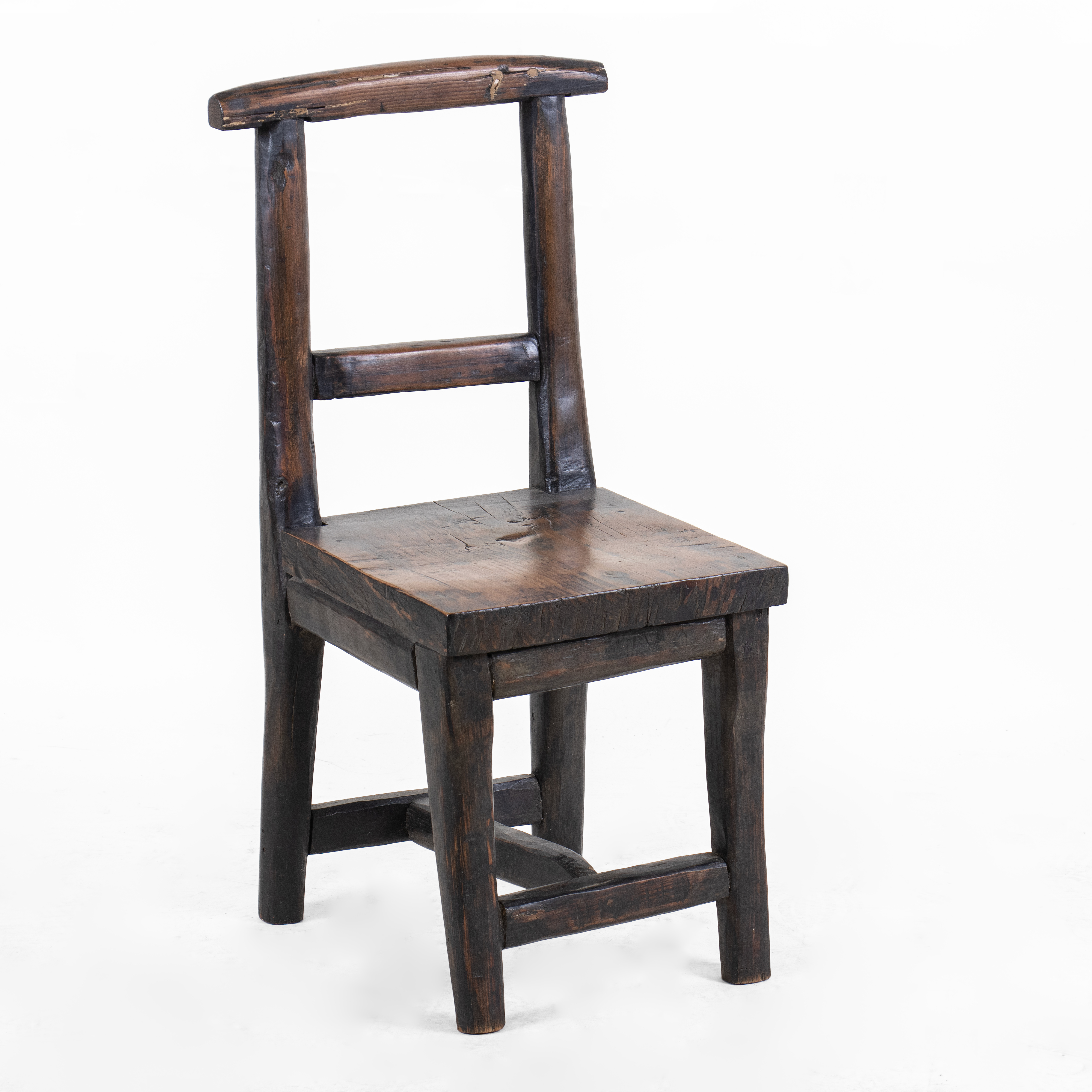 - A small Ifugao cross rail chair