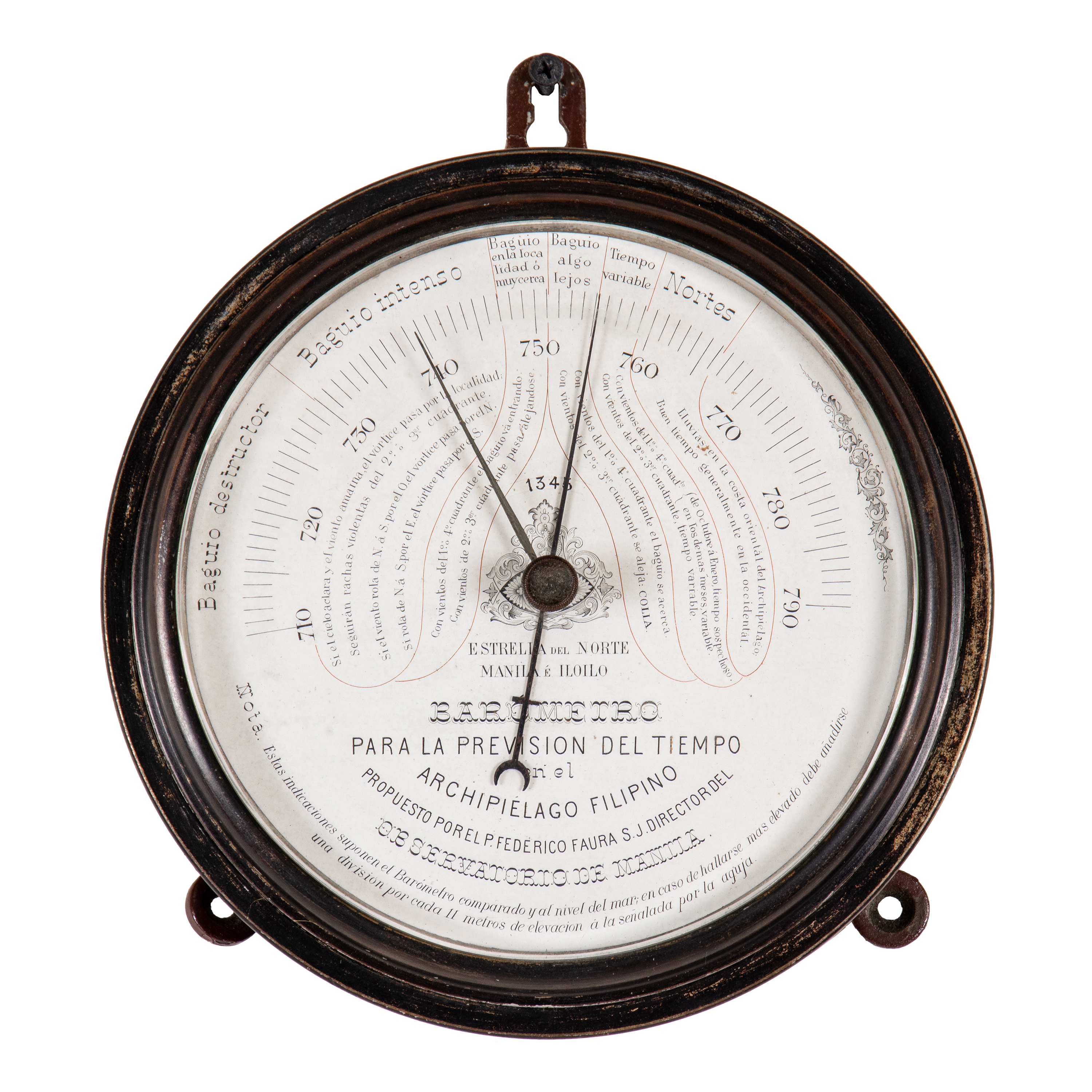 La Estrella del Norte - An antique 'Padre Faura' barometer (#1345 ...