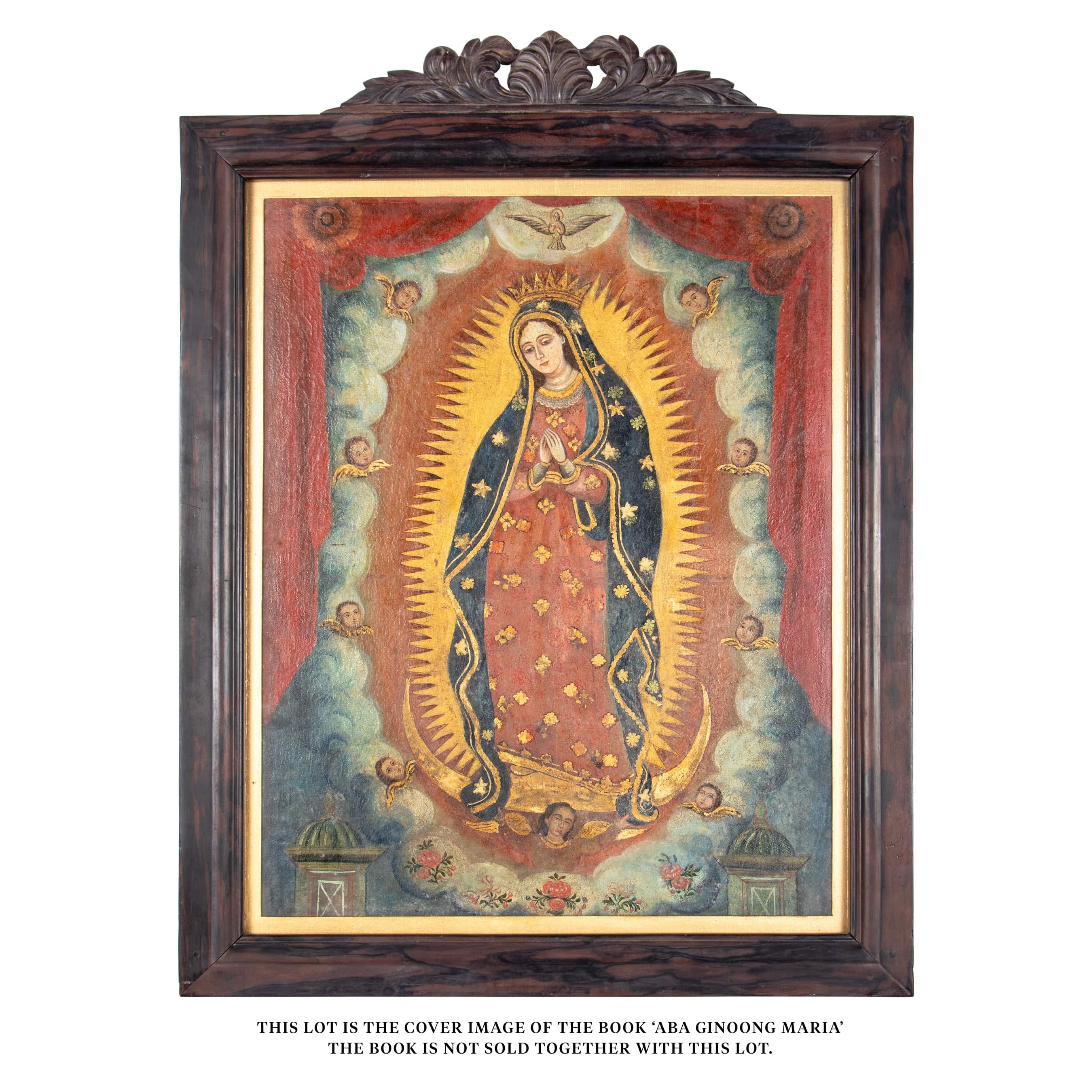 - A book cover ‘Our Lady of Guadalupe’ oil painting on canvas