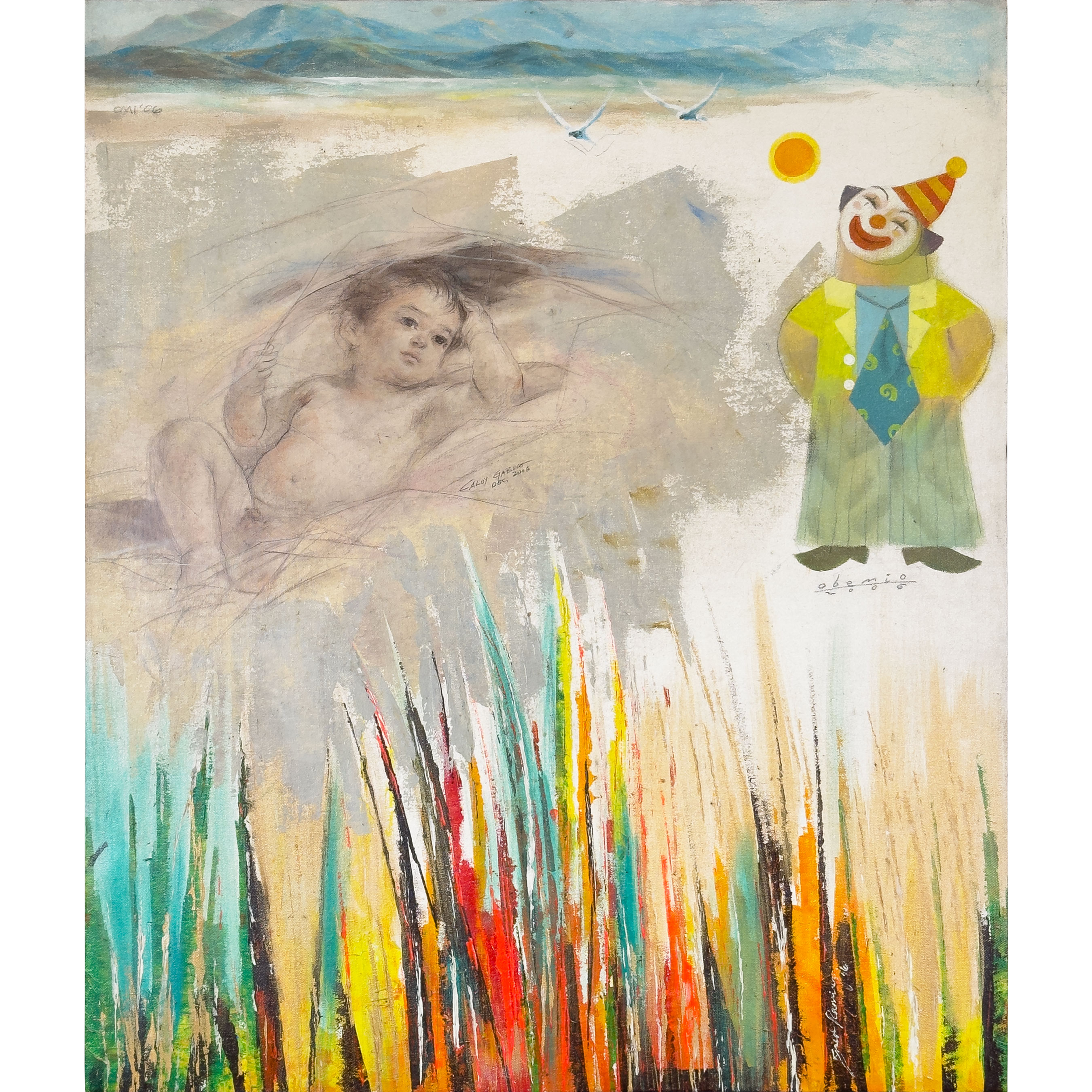 Caloy Gabuco (b. 1956), Omi Reyes (b. 1976), Roel Obemio (b. 1967 ...