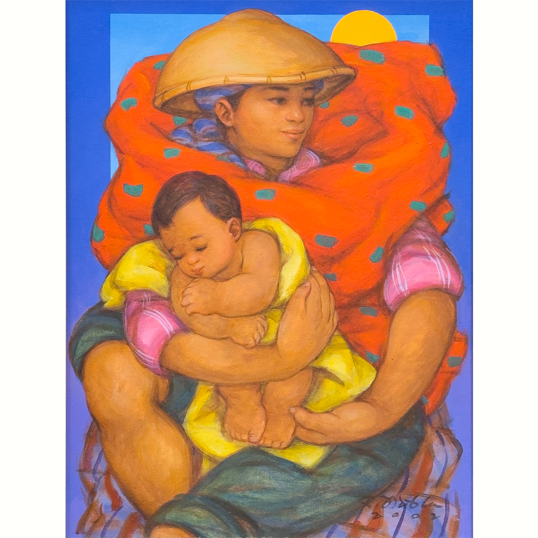 Robert Nubla (b. 1955) - Father and Son
