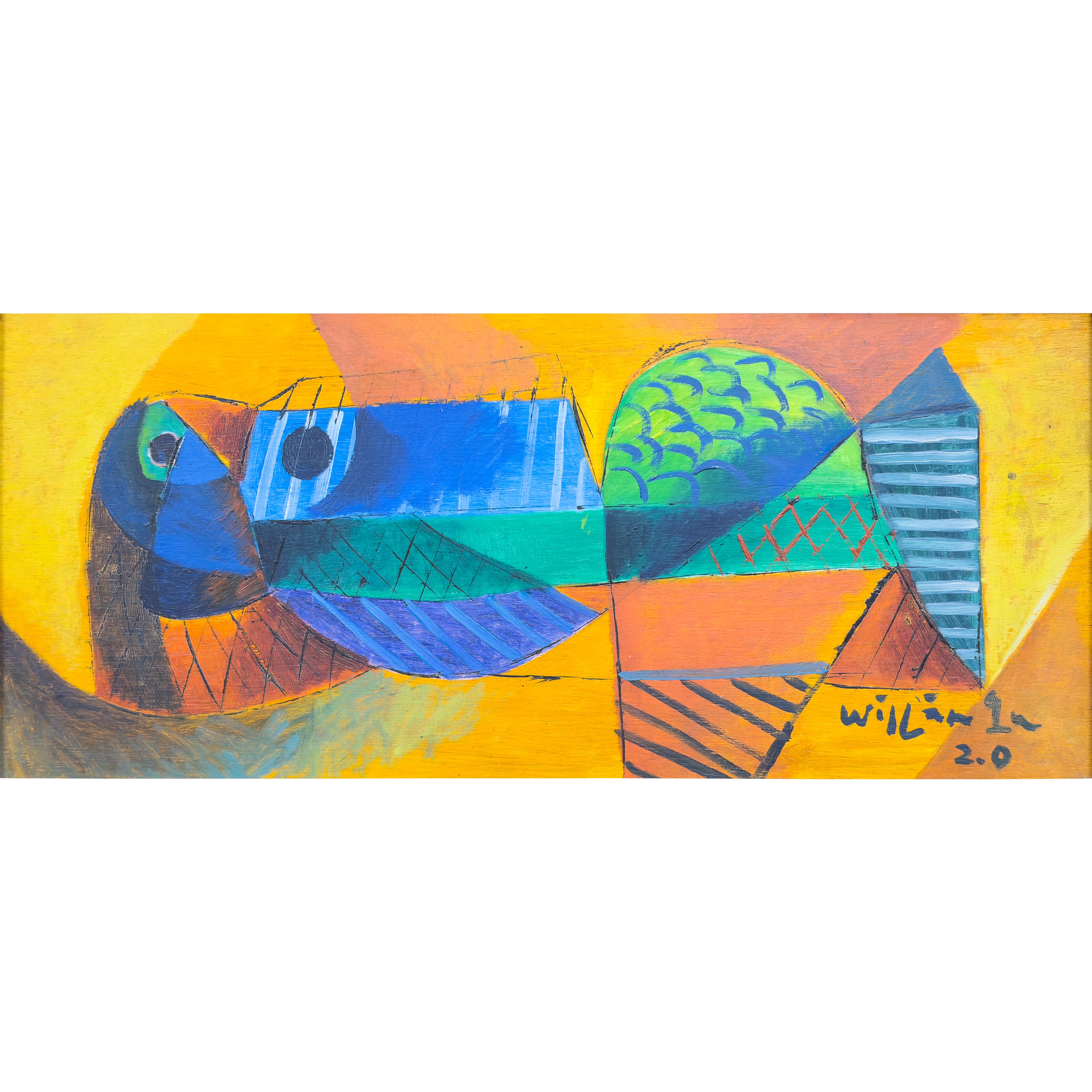 William Yu (b. 1954) - Fish