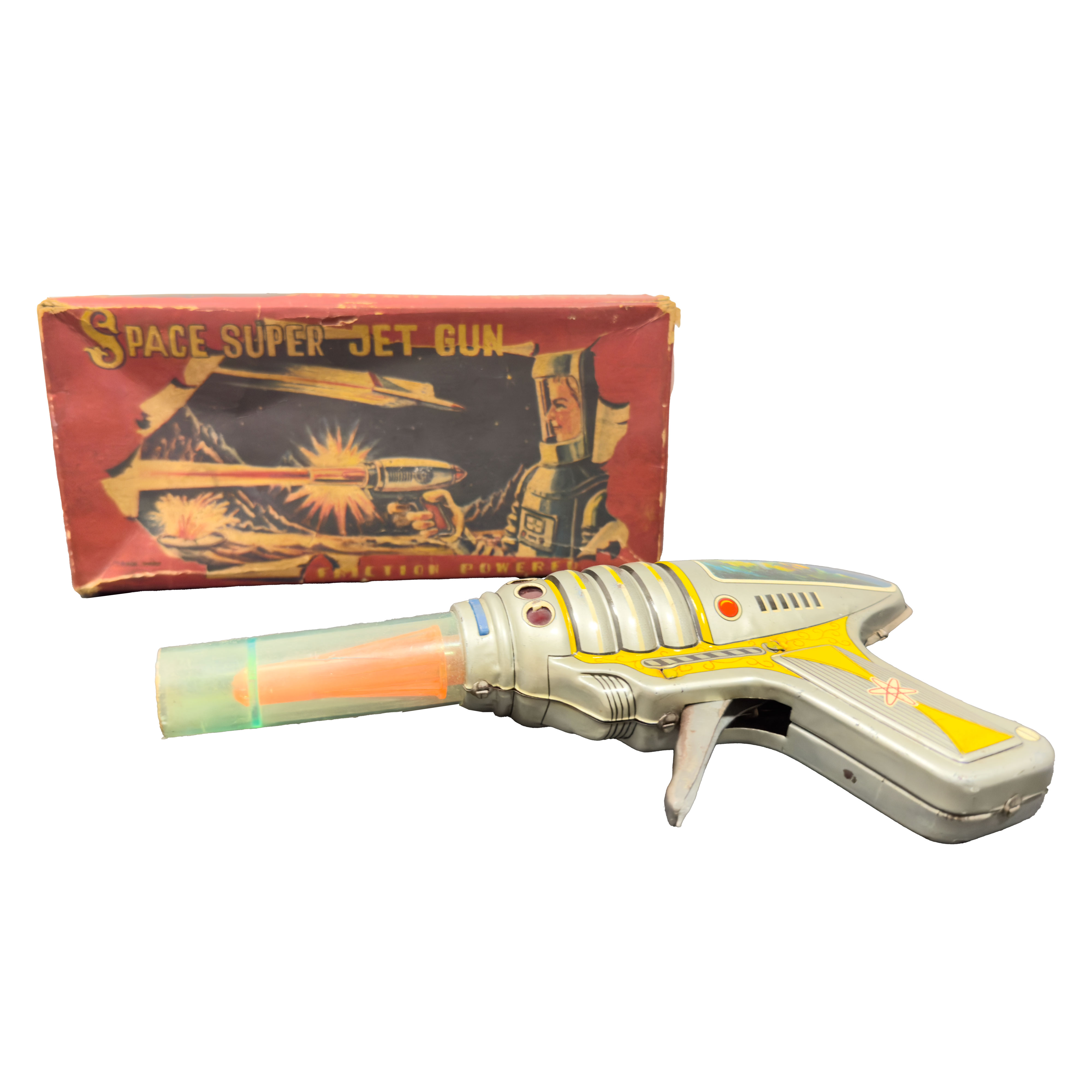 - A 1970's Friction Powered Space Super Jet Gun