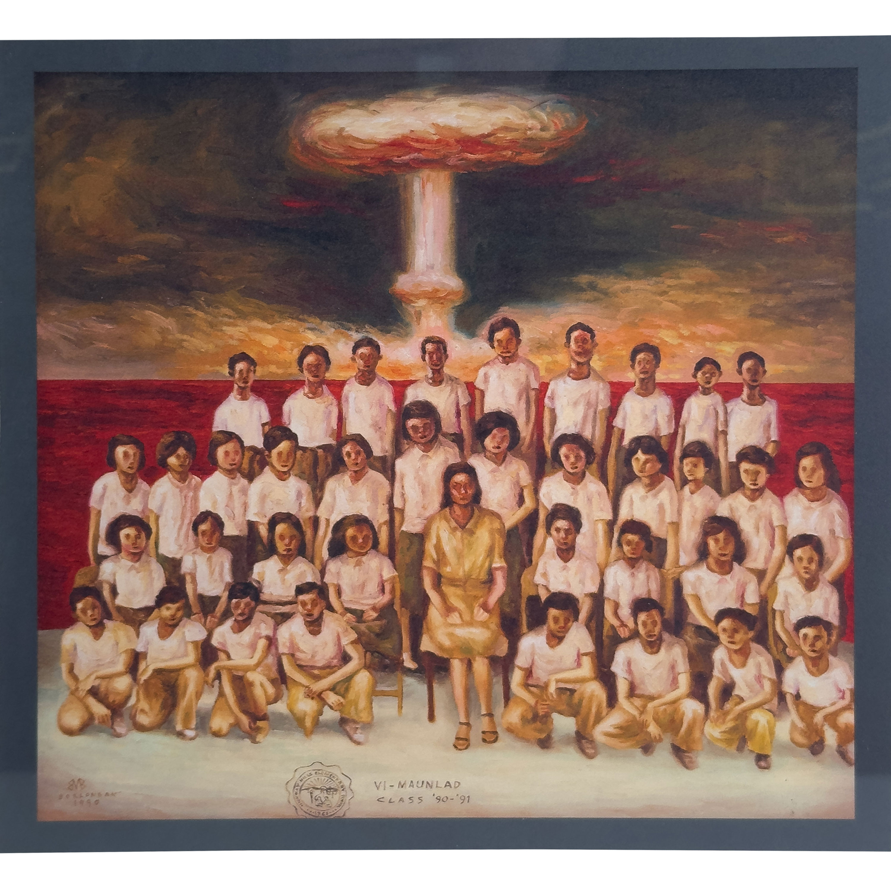 Elmer Borlongan (b. 1967) - A framed lithographic reproduction of ...
