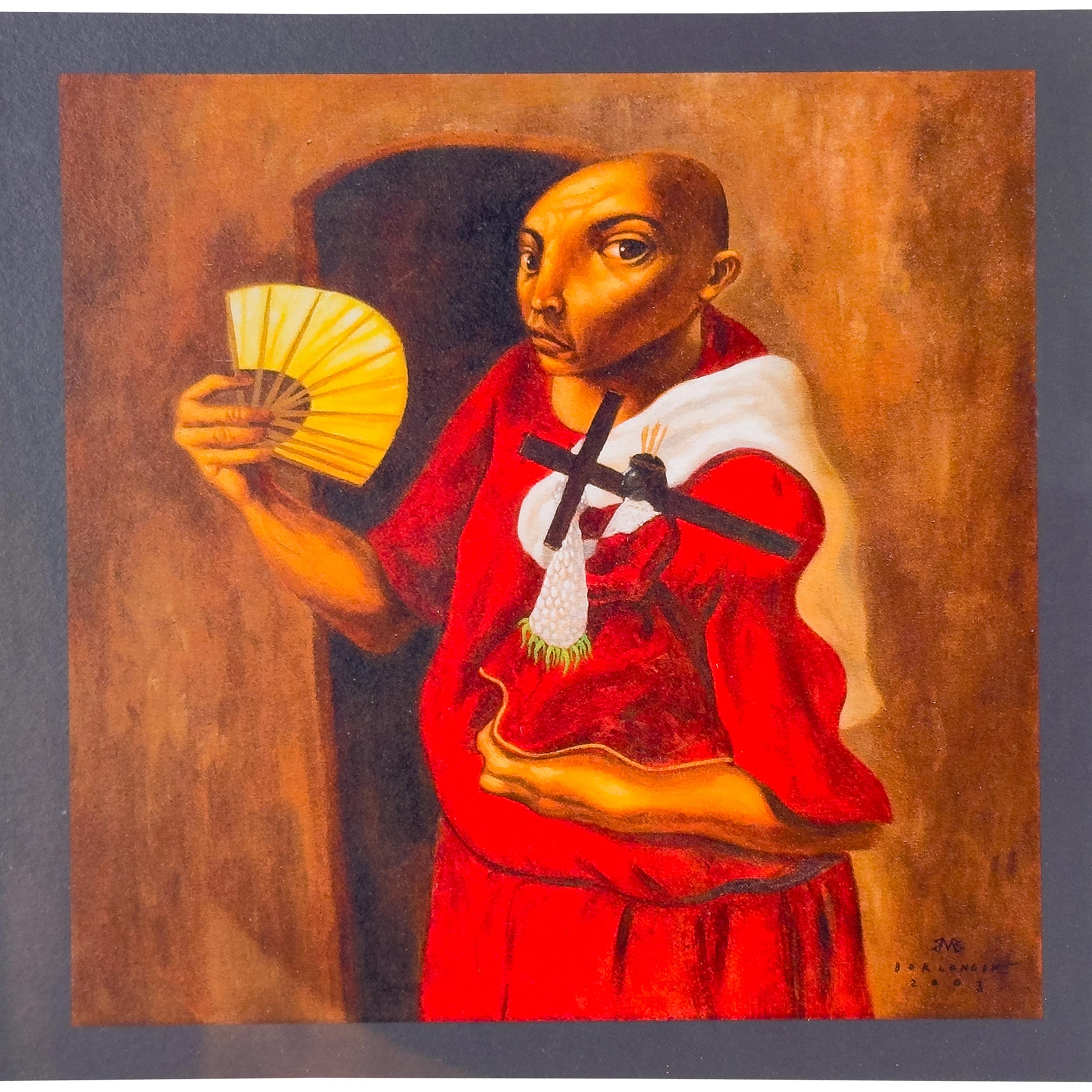 Elmer Borlongan (b. 1967) - A framed lithographic reproduction of ‘Deboto’